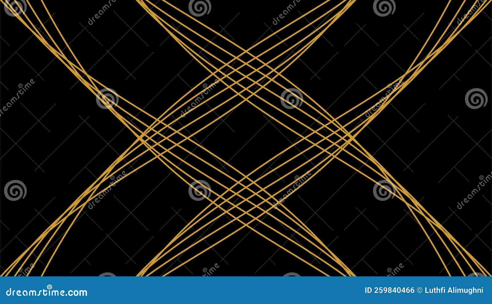 Abstract Gold Pattern on Dark Background Stock Vector Stock ...