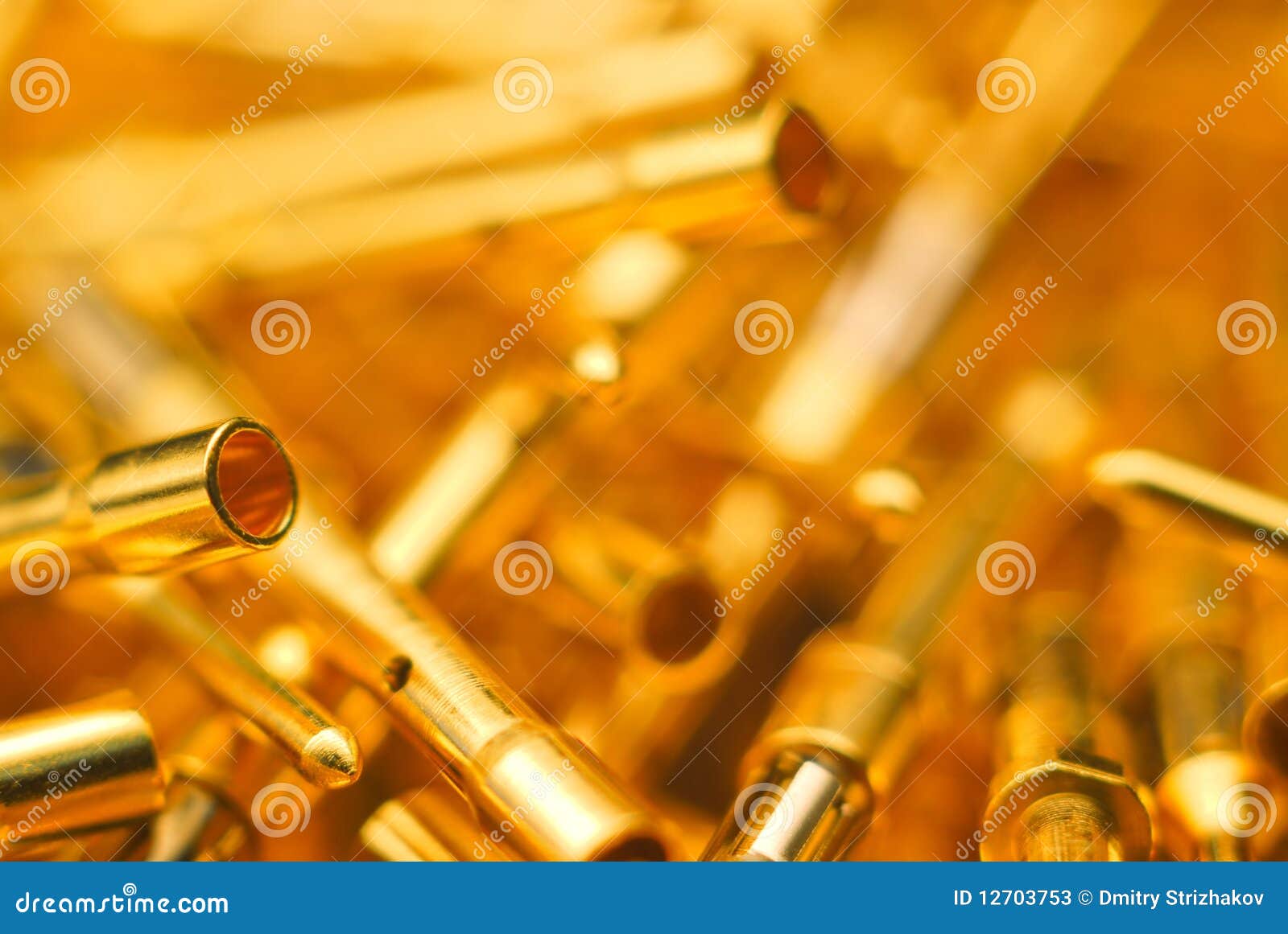 Abstract Gold Pins Close-up Stock Image - Image of technology, abstract ...