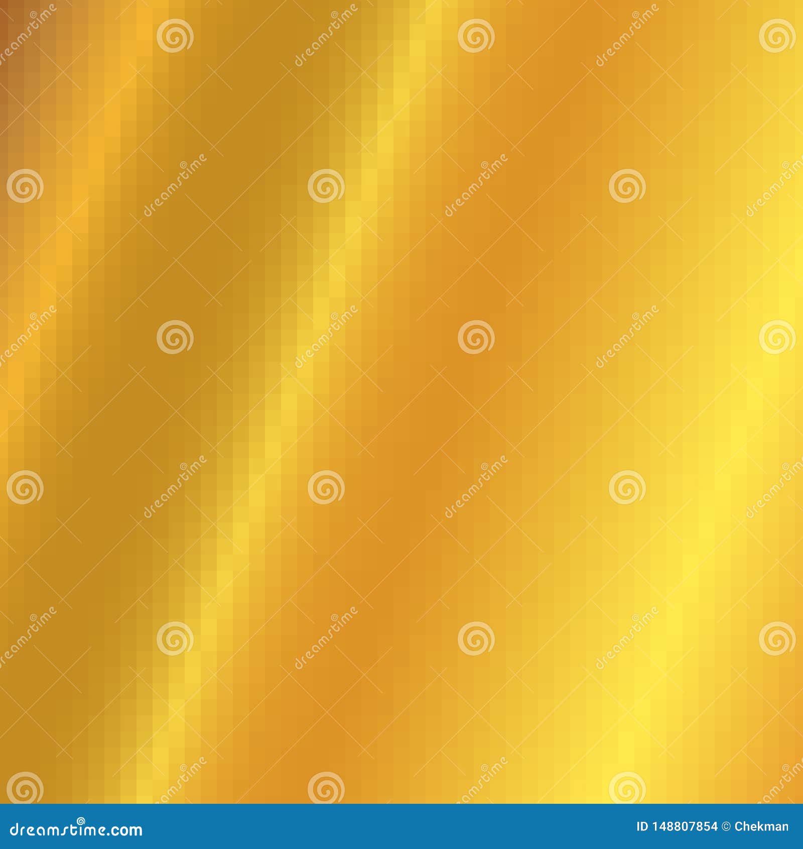Abstract Gold Pixel Art Background. Vector Illustration Stock ...