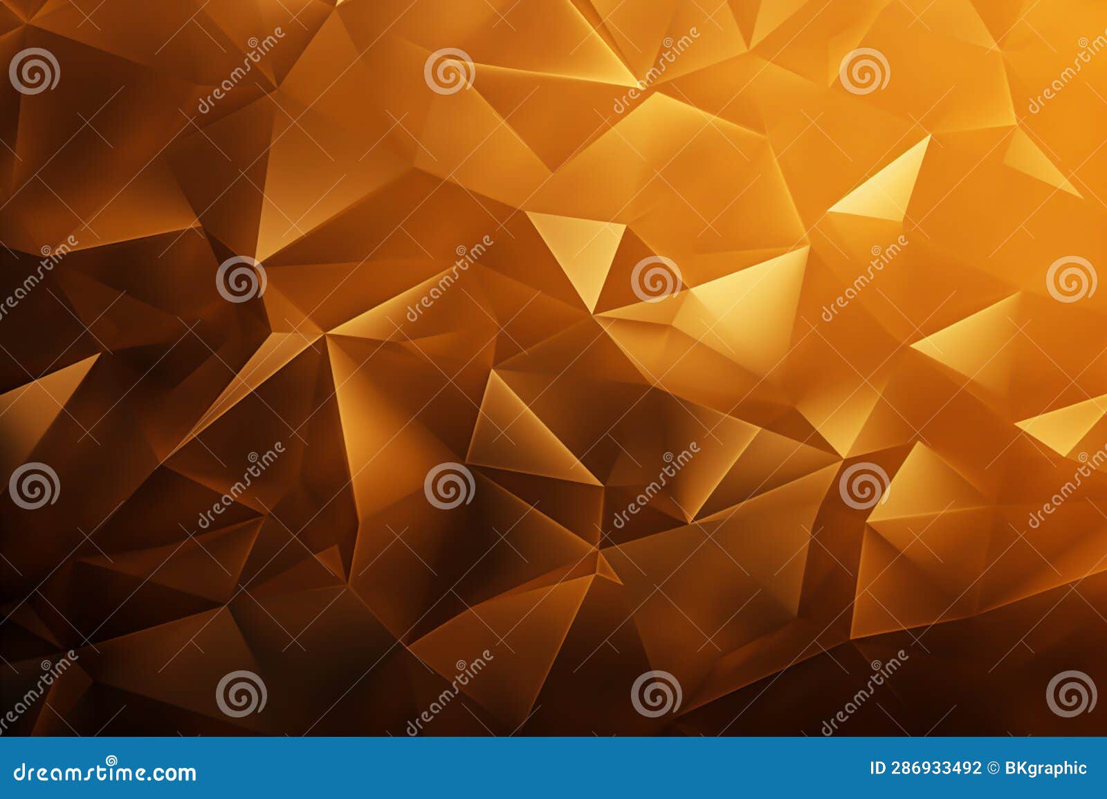 Abstract Gold Polygon Background, Triangle, Polygon, Low Poly Pattern ...