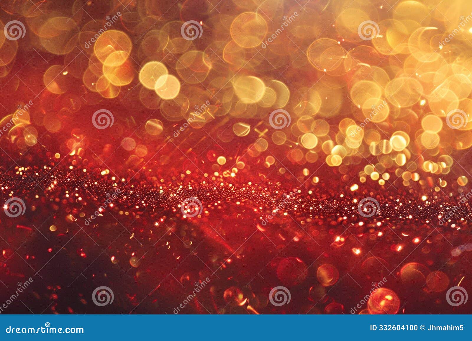 Abstract Gold and Red Glitter Background Stock Photo - Image of focus ...