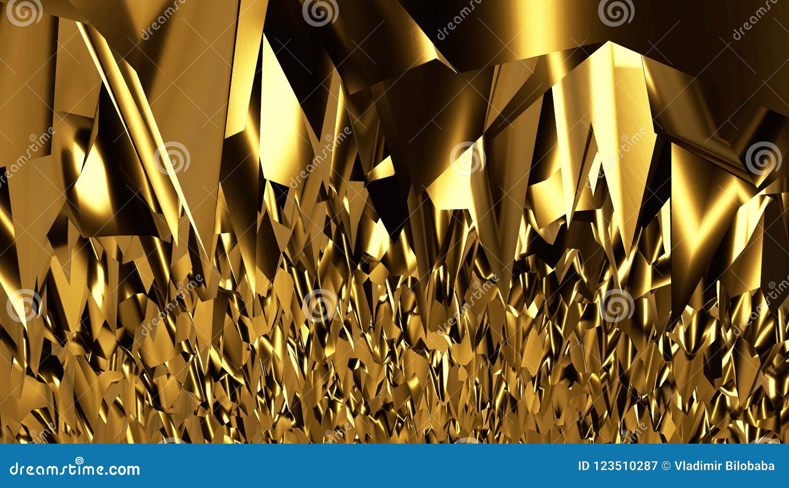 Abstract Gold Scene Background Stock Illustration - Illustration of ...