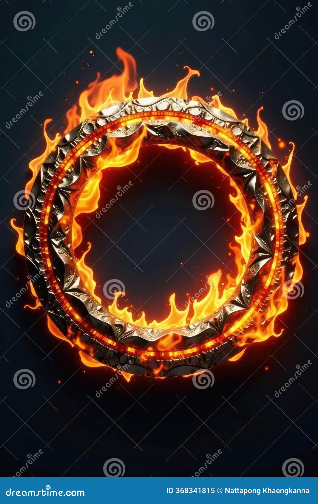 Symbolic Fiery Chains Represent Resilience In Times Of Adversity And ...