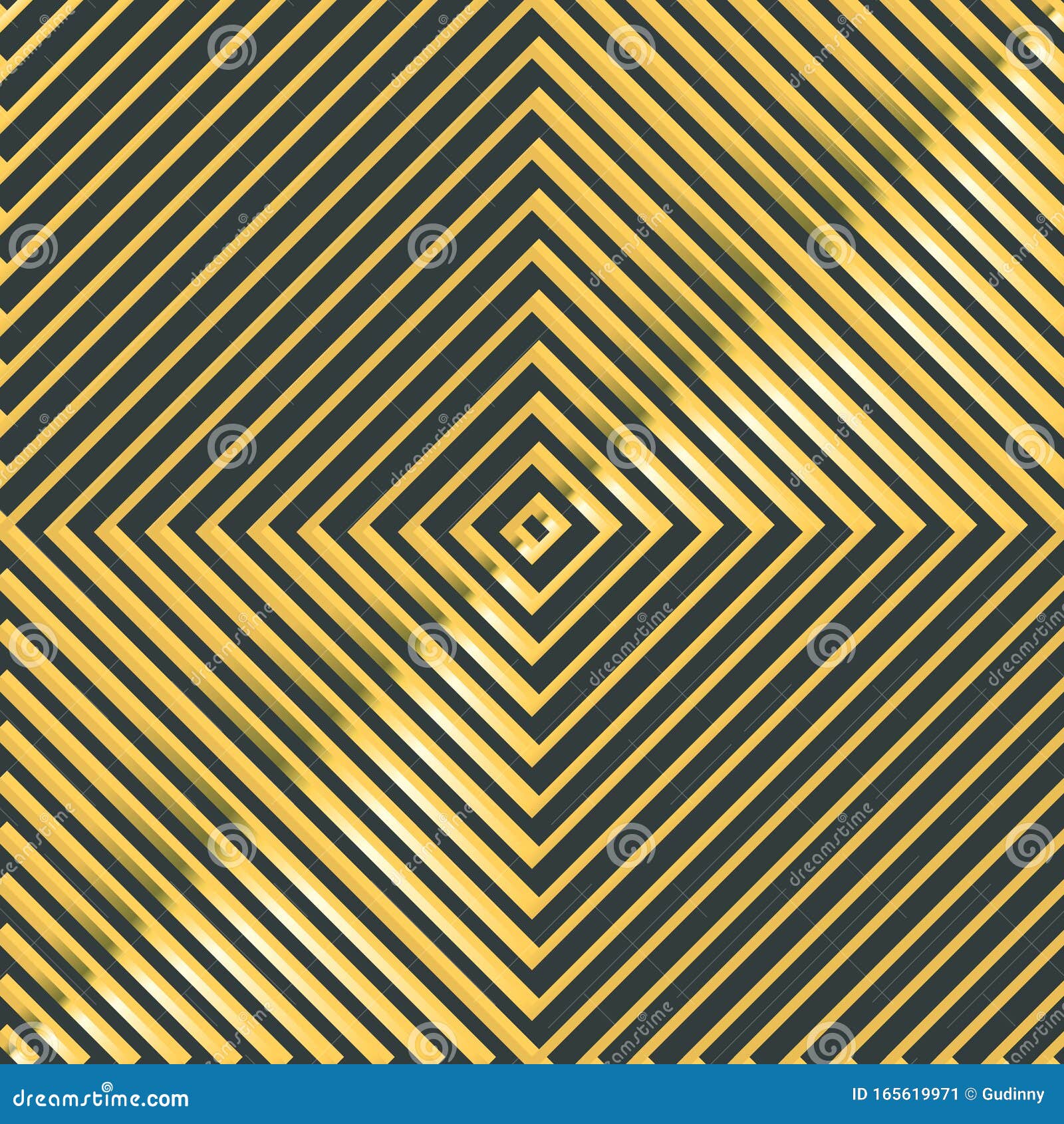 Abstract Gold Square Pattern Stock Vector - Illustration of repeat ...
