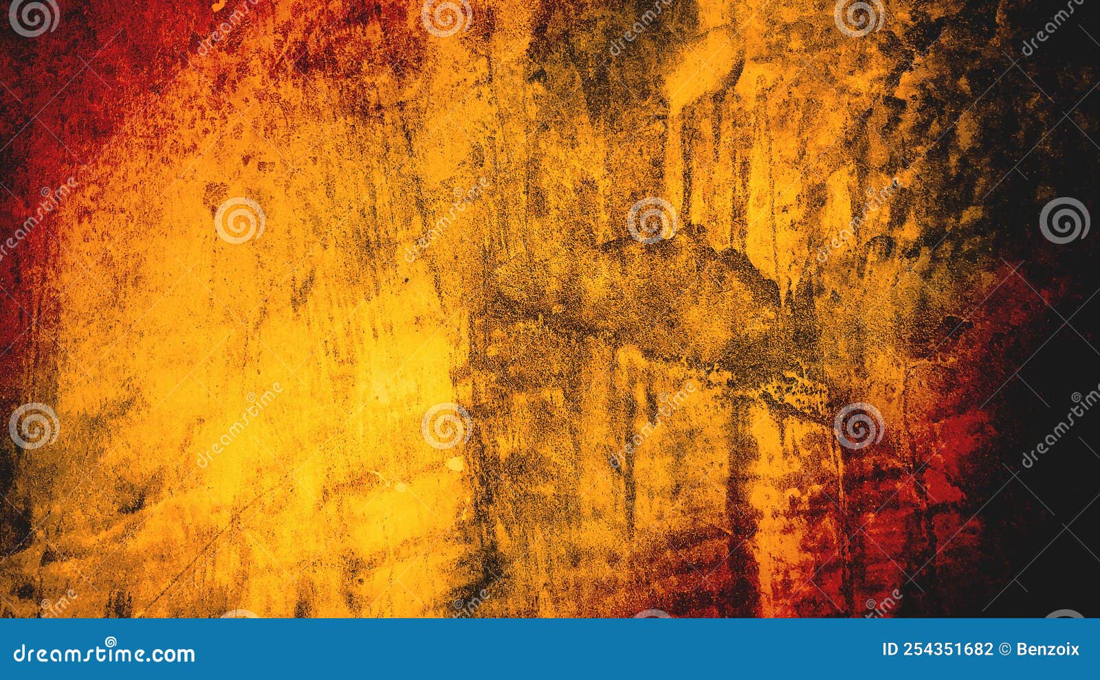 Abstract Gold Stucco Wall Texture, Plaster Yellow Pattern Background ...