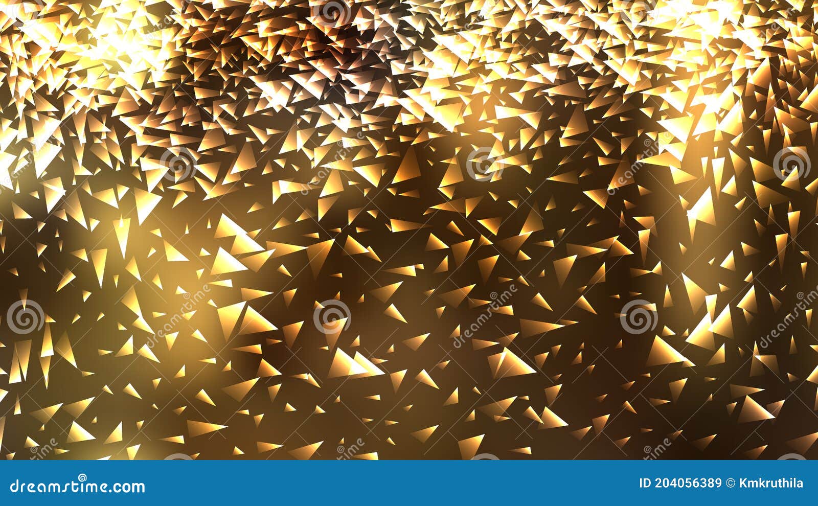Abstract Gold Triangle Background Vector Illustration Stock ...