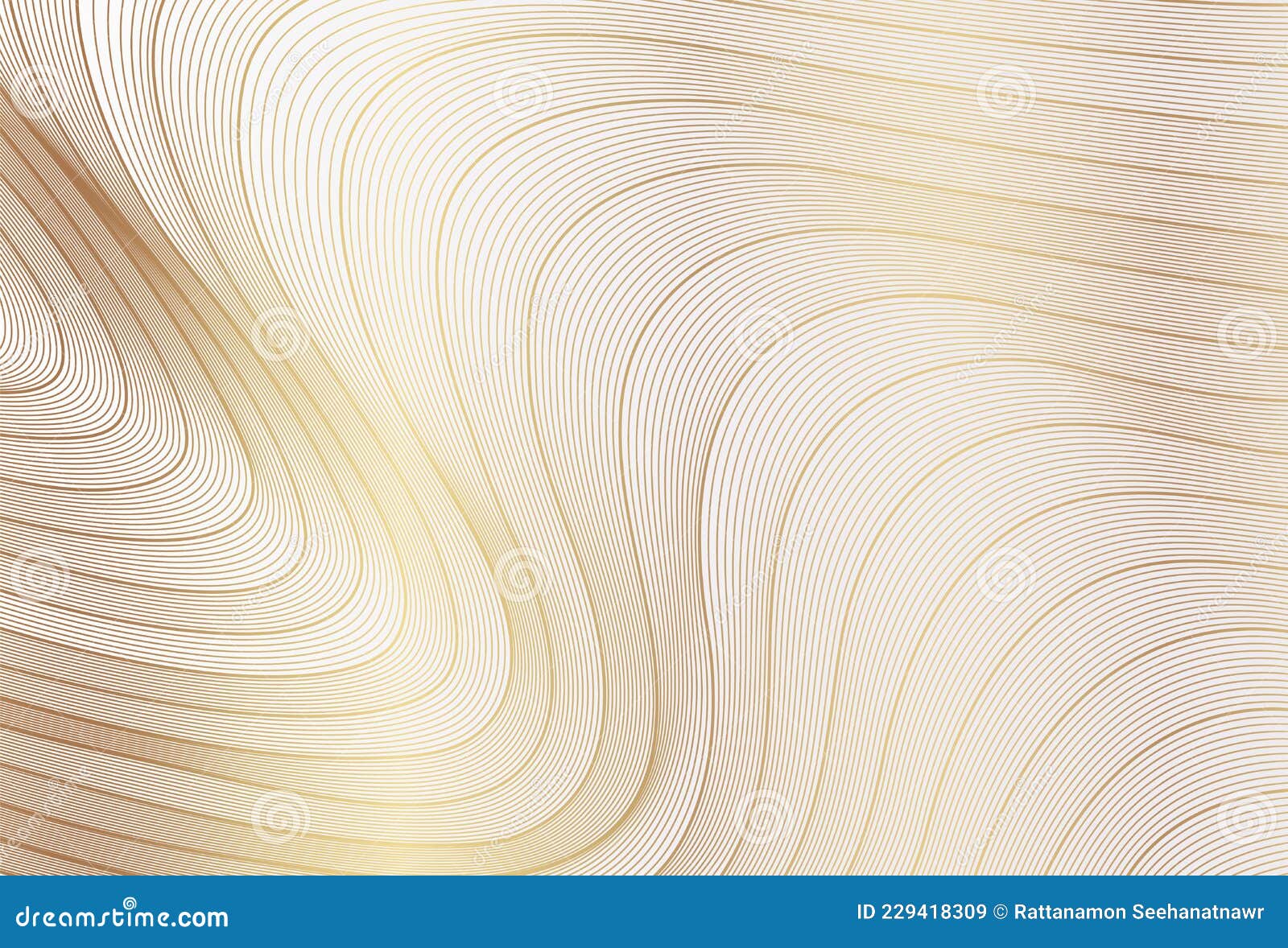 Abstract Gold Wave Line Pattern Art Background. Modern Simple Shiny ...