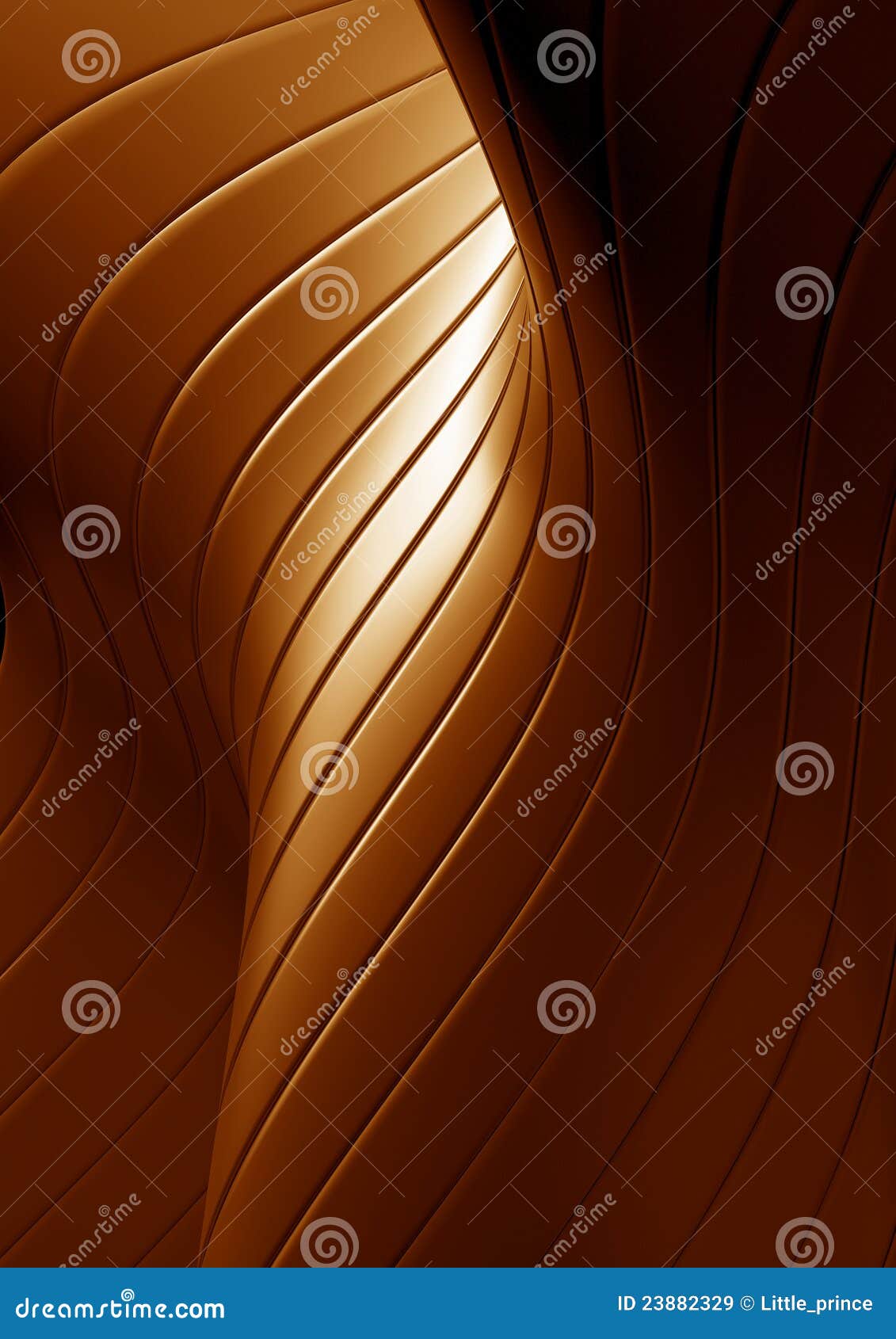 Abstract Gold Waves Background Stock Illustration - Illustration of ...