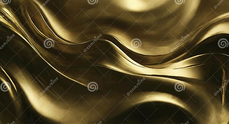Abstract Gold Wavy Background. Colourful Gradient Shape Backgrounds ...