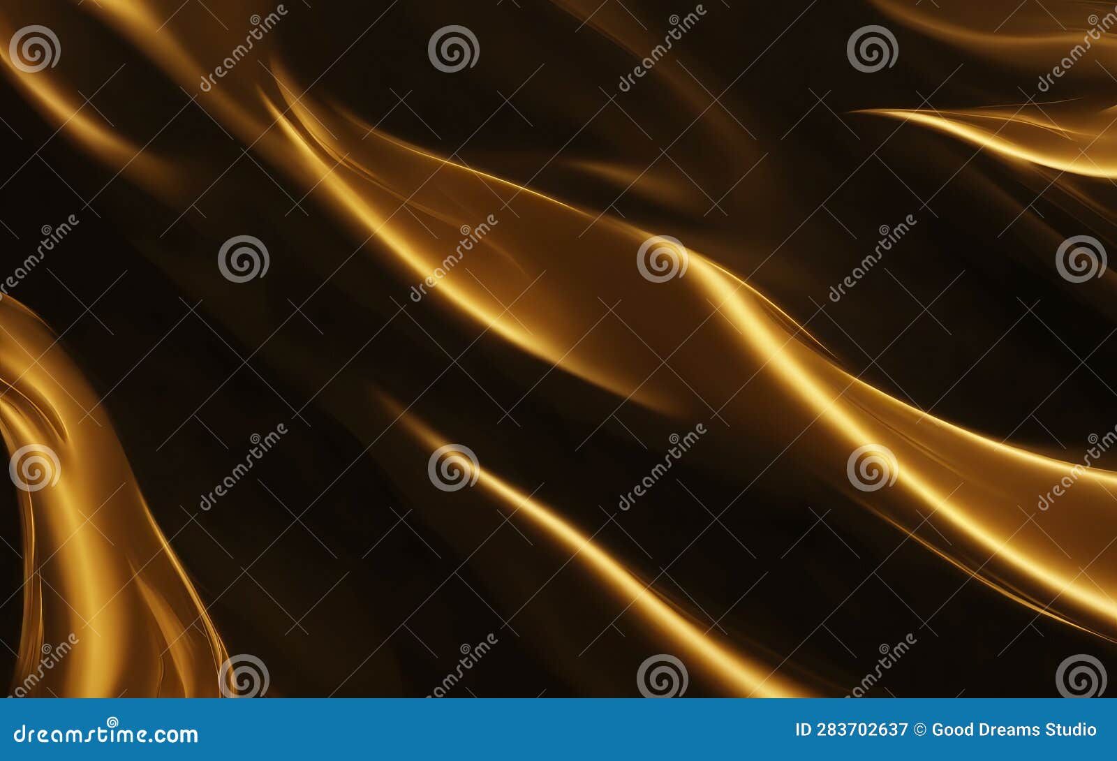 Abstract Gold Wavy Background. Colourful Gradient Shape Backgrounds ...