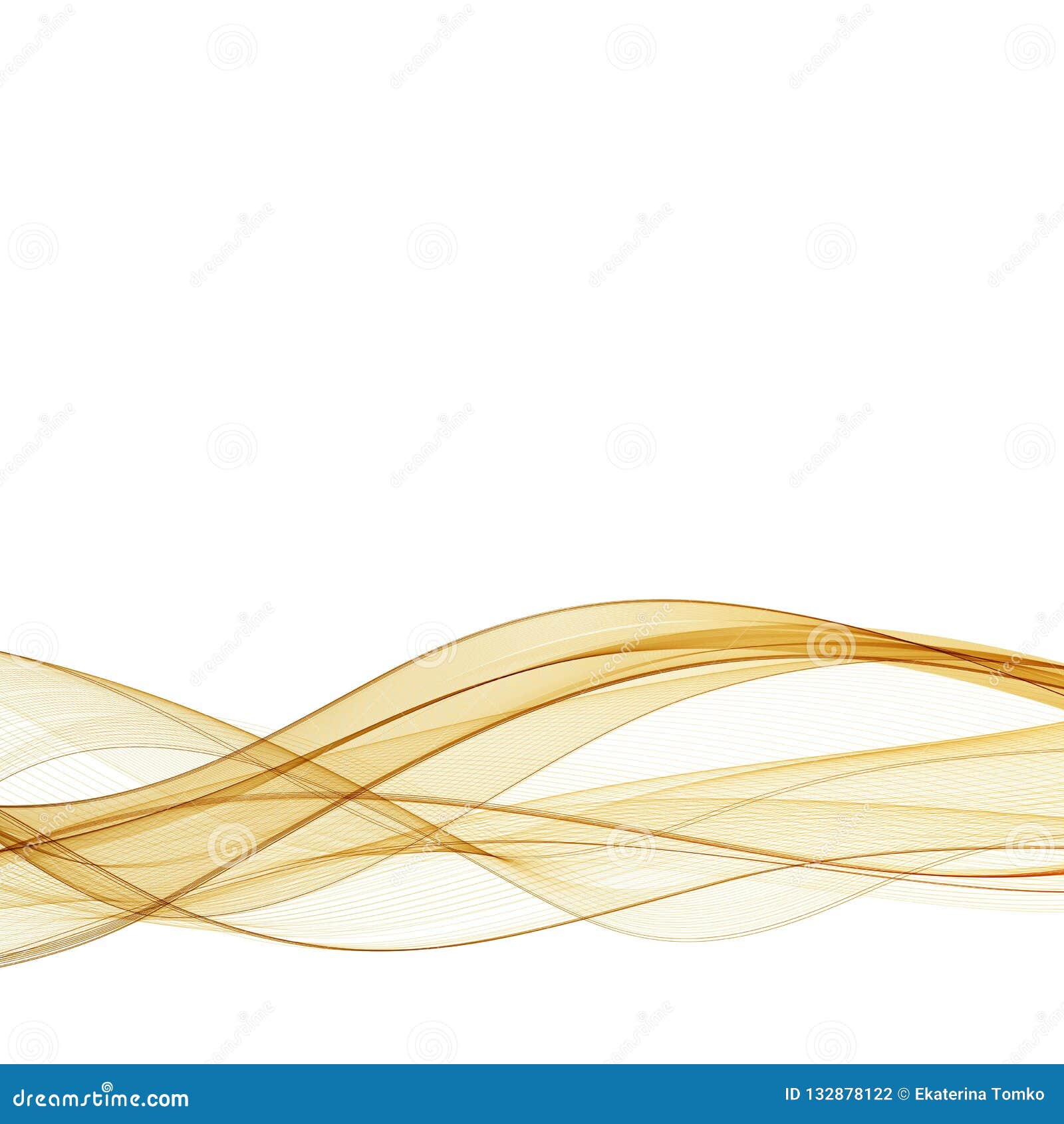 Abstract Gold Wavy on White Background with Golden Color Smooth Curves ... Abstract Gold Wavy on White Background with Golden Color Smooth Curves ...