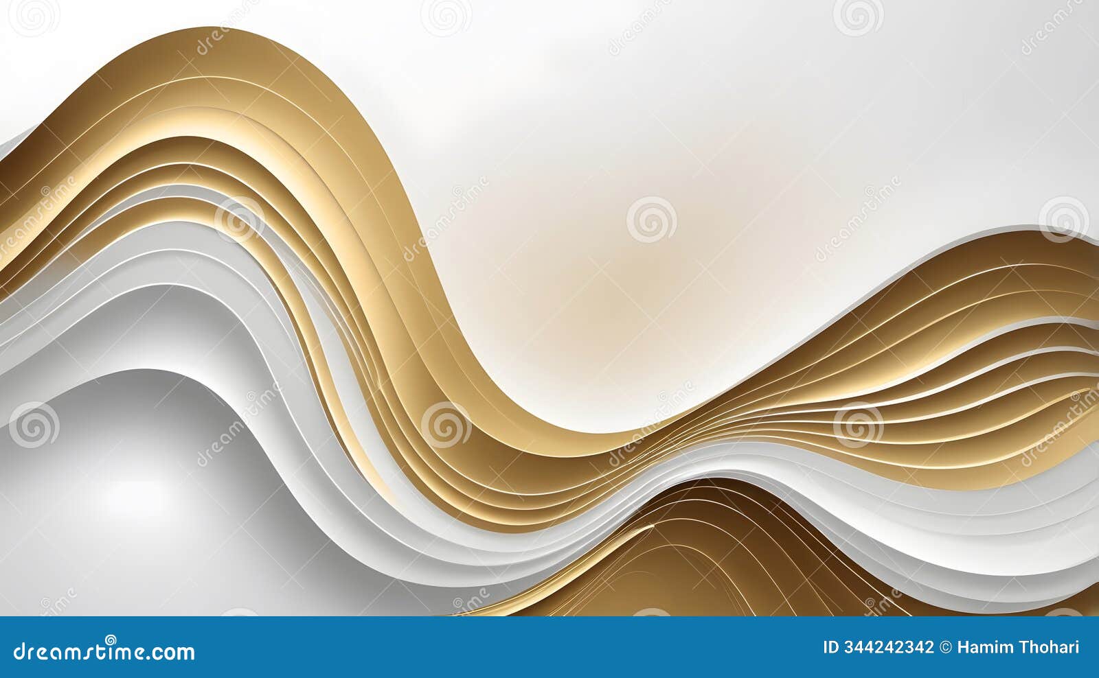 Wavy Layers Of Different Colors On Solid Sheet Of Wallpaper Royalty ...
