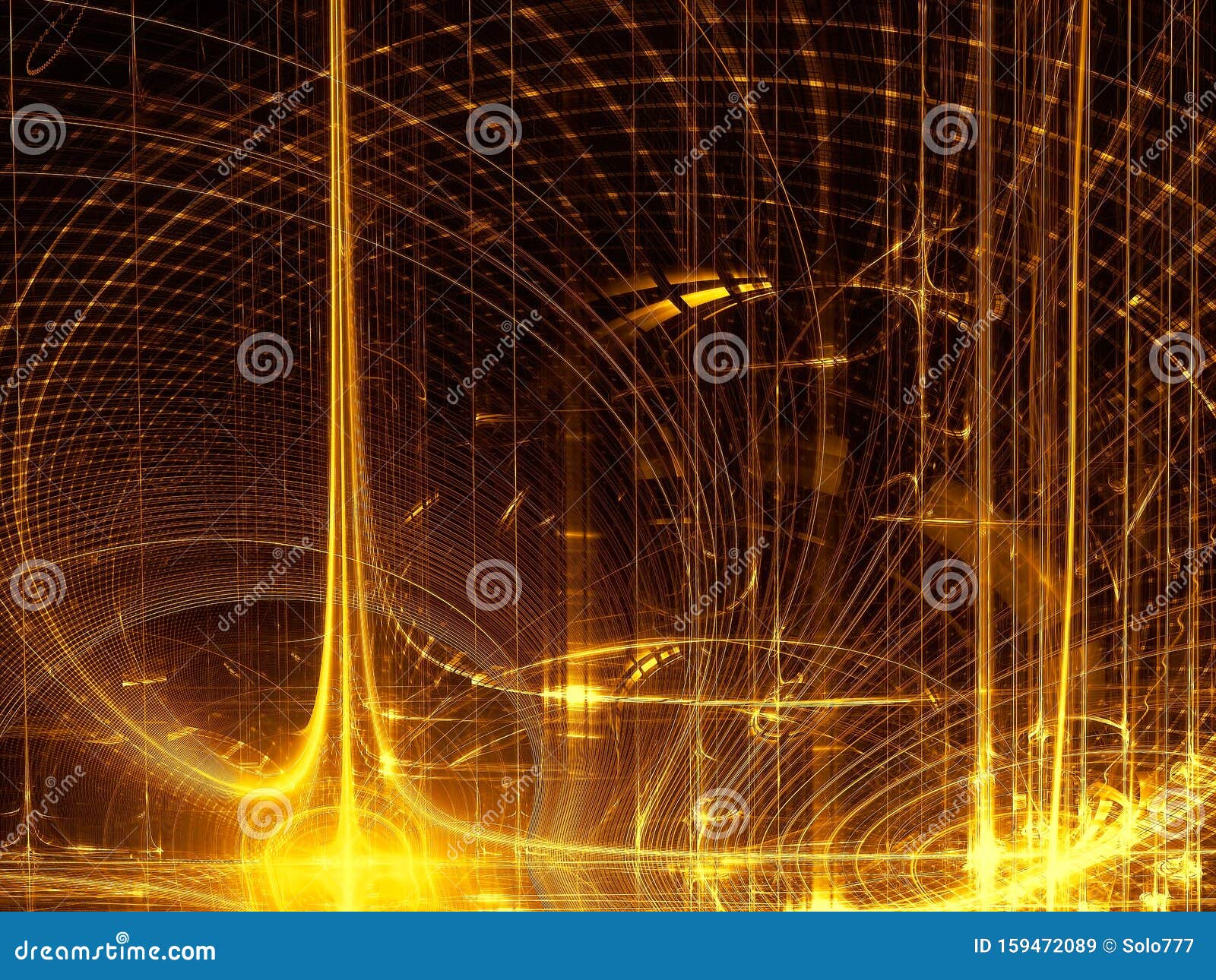 Abstract Golden Background or Texture - Digitally Generated Image Stock ...