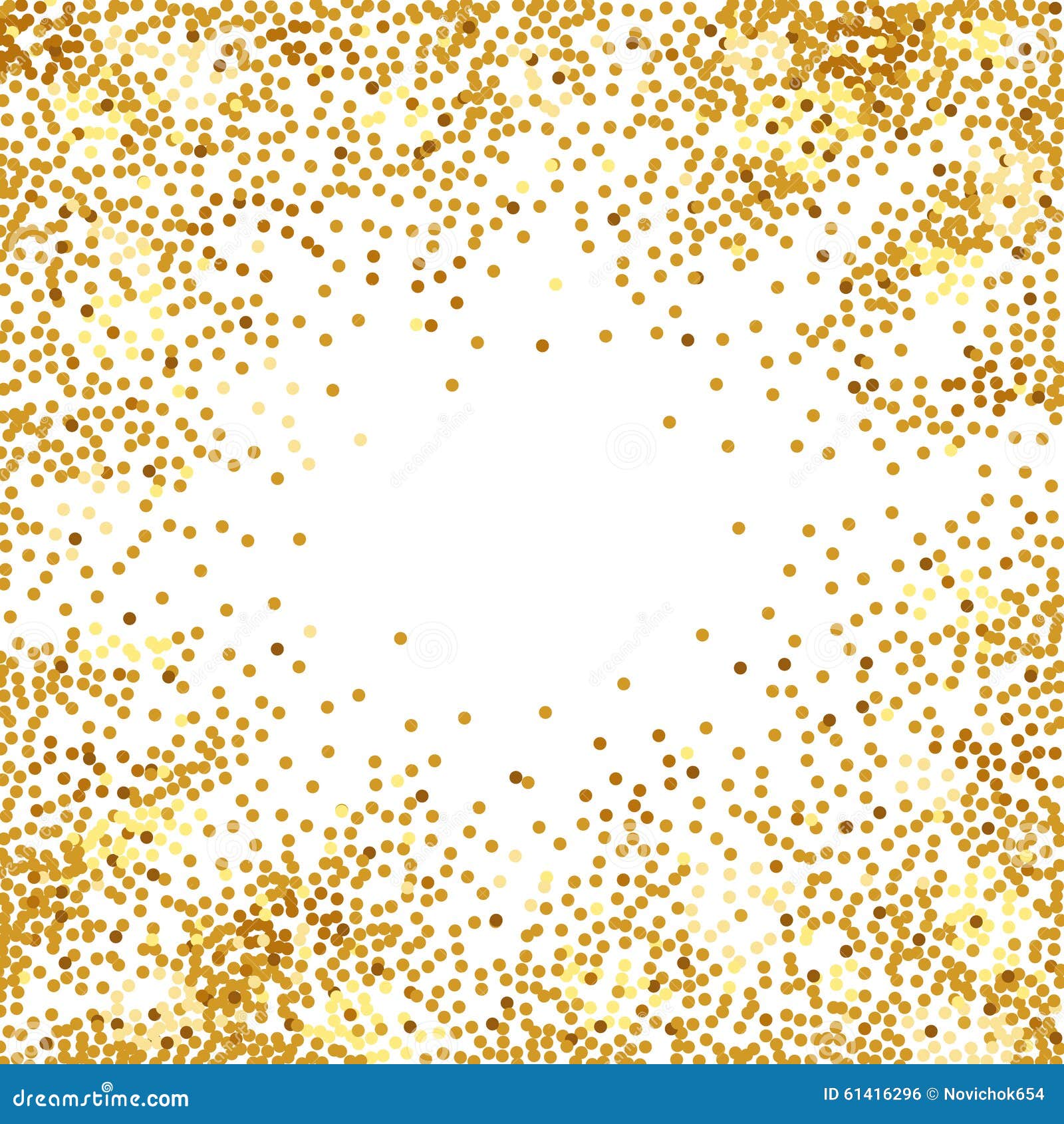 Abstract Golden Confetti Background Stock Vector - Illustration of ...