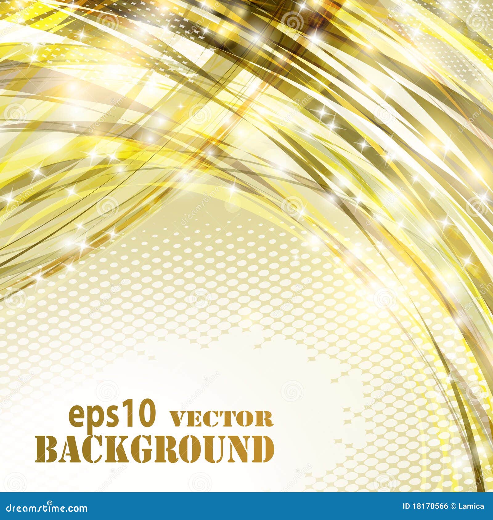 Abstract Golden Curves Background Stock Vector - Illustration of ...