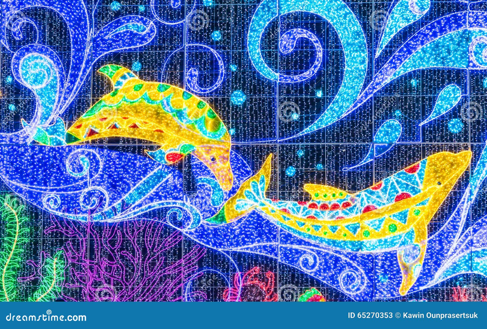 Set Golden Dolphin Sign Icon On Black Background. Gold Vector Clipart ...