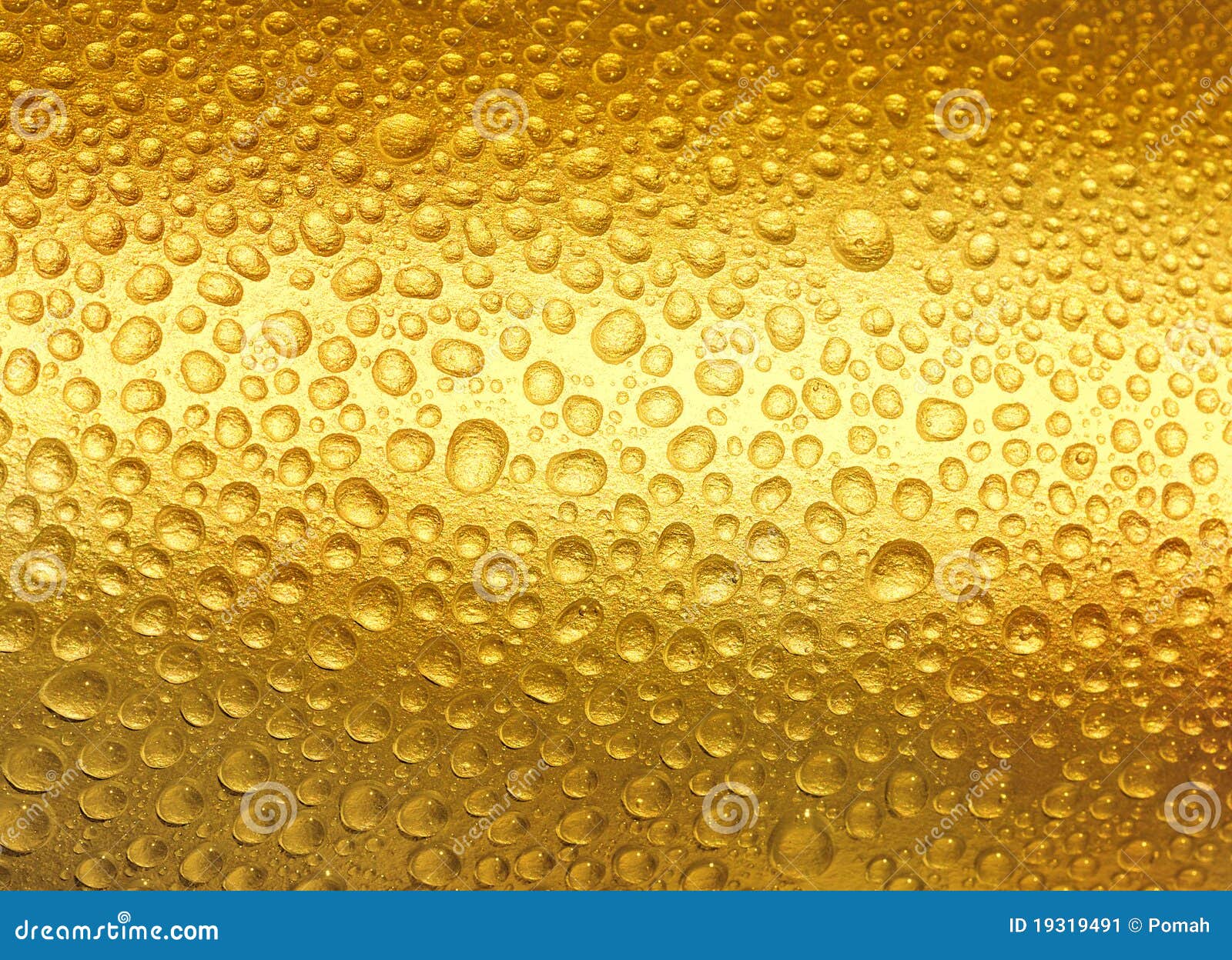 Abstract Golden Drops of Water. Stock Image - Image of abstract, golden ...