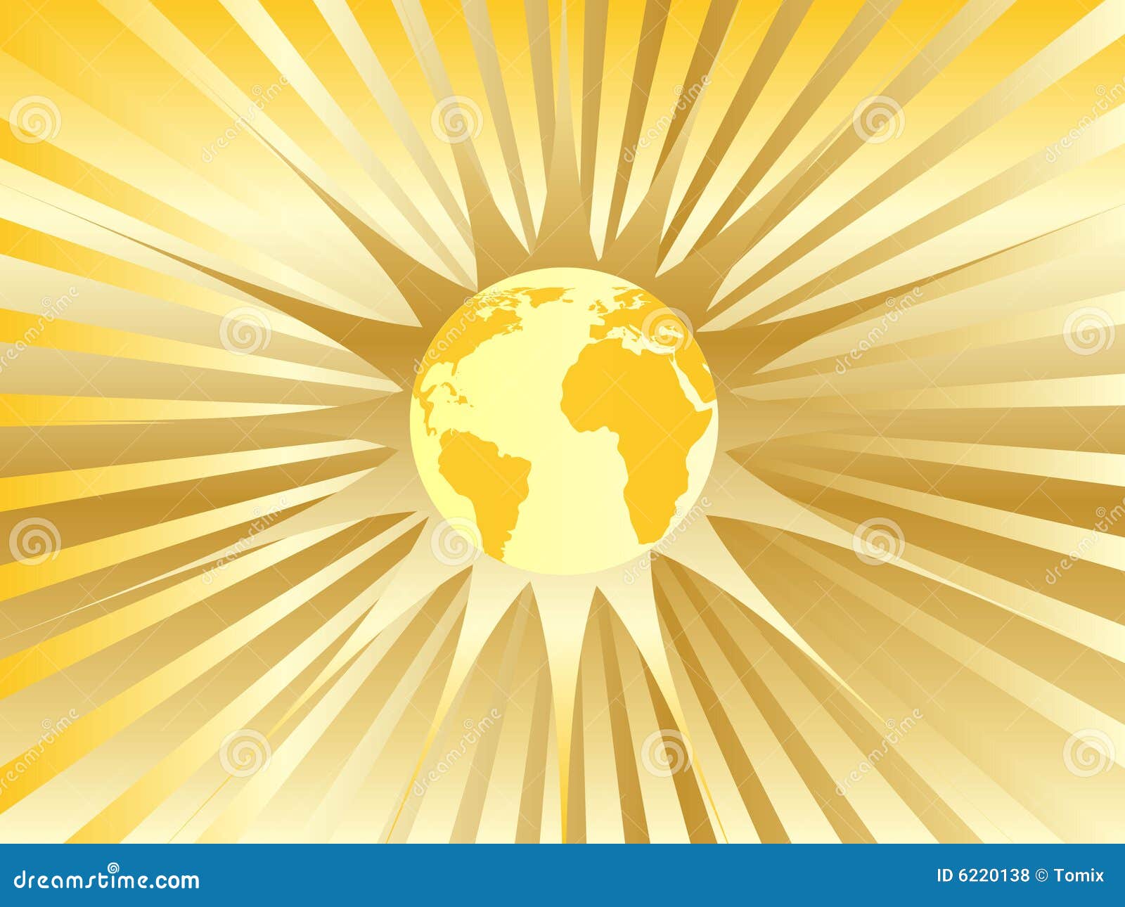 3D Golden Earth Pure Gold Globe Royalty-Free Stock Photography ...