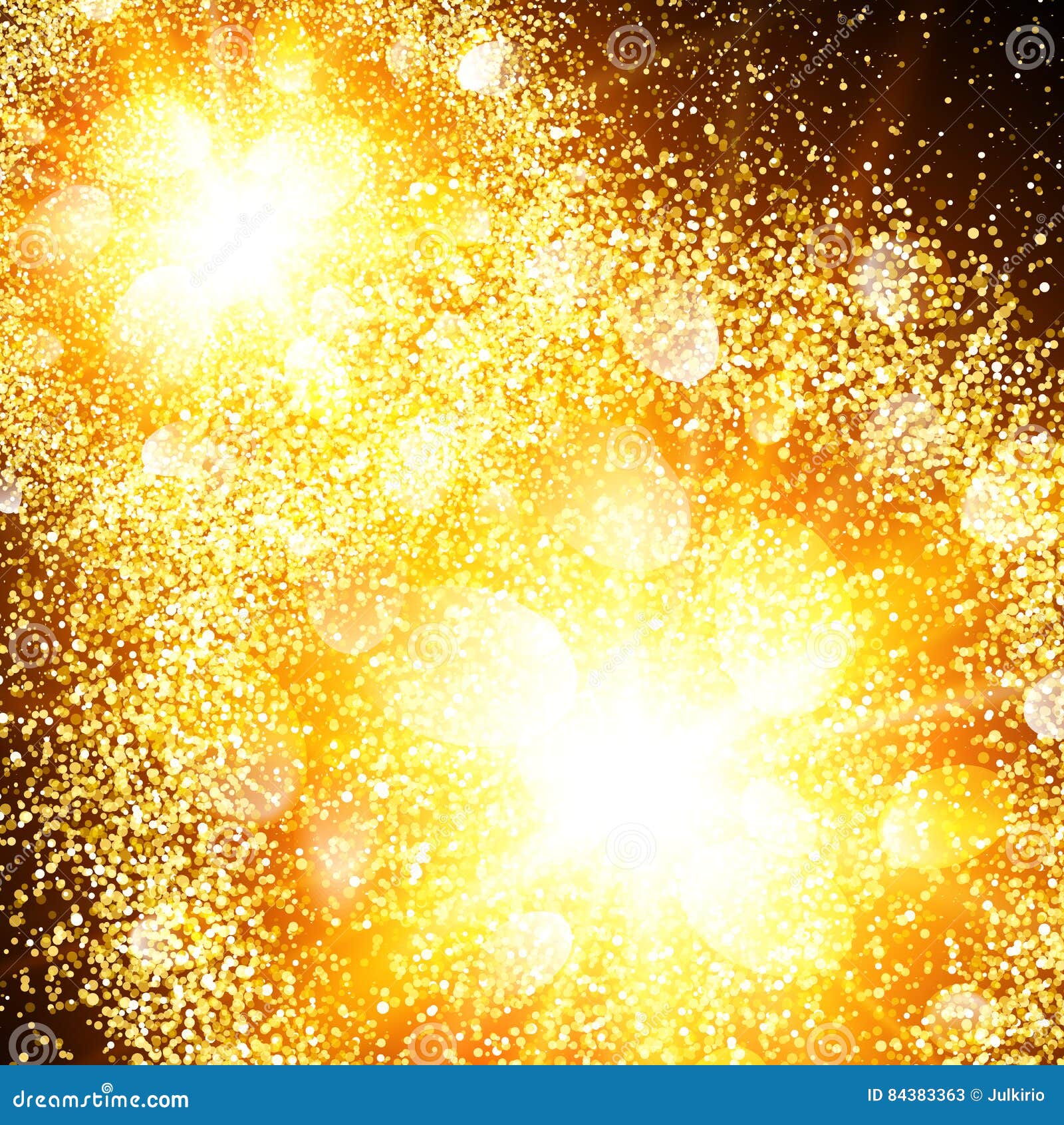 Abstract Golden Explosion with Gold Glitter. Stock Vector ...