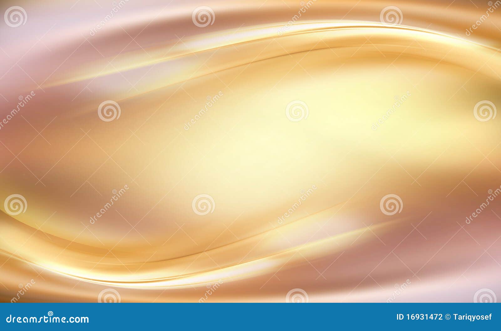 Abstract Golden Flow stock illustration. Illustration of cyberspace ...