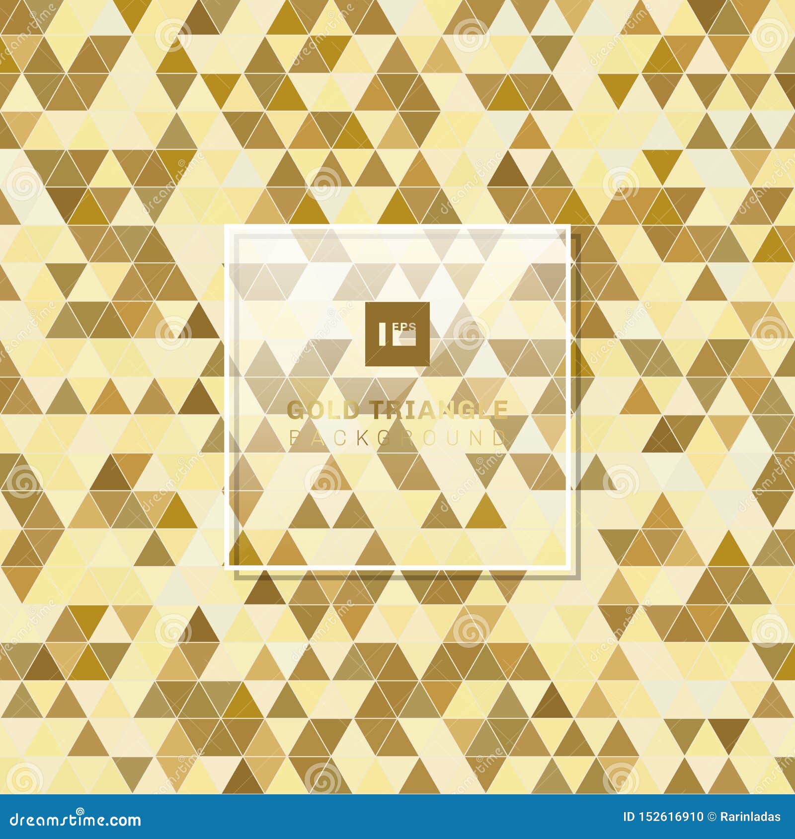 Abstract Golden Geometric Triangle Pattern Background Luxury Style ...