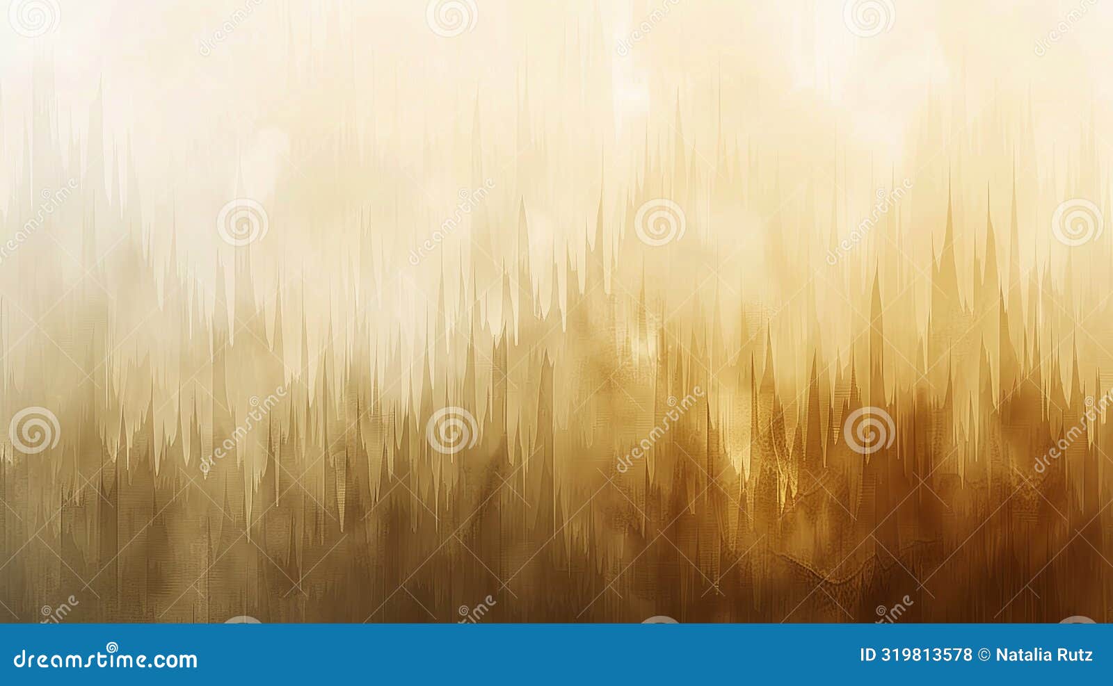 Abstract Golden Gradient with Jagged Vertical Streaks, Creating a ...