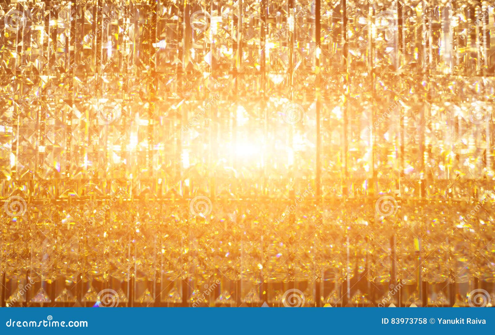 Abstract Golden Light Reflex Stock Photo - Image of decoration, design ...