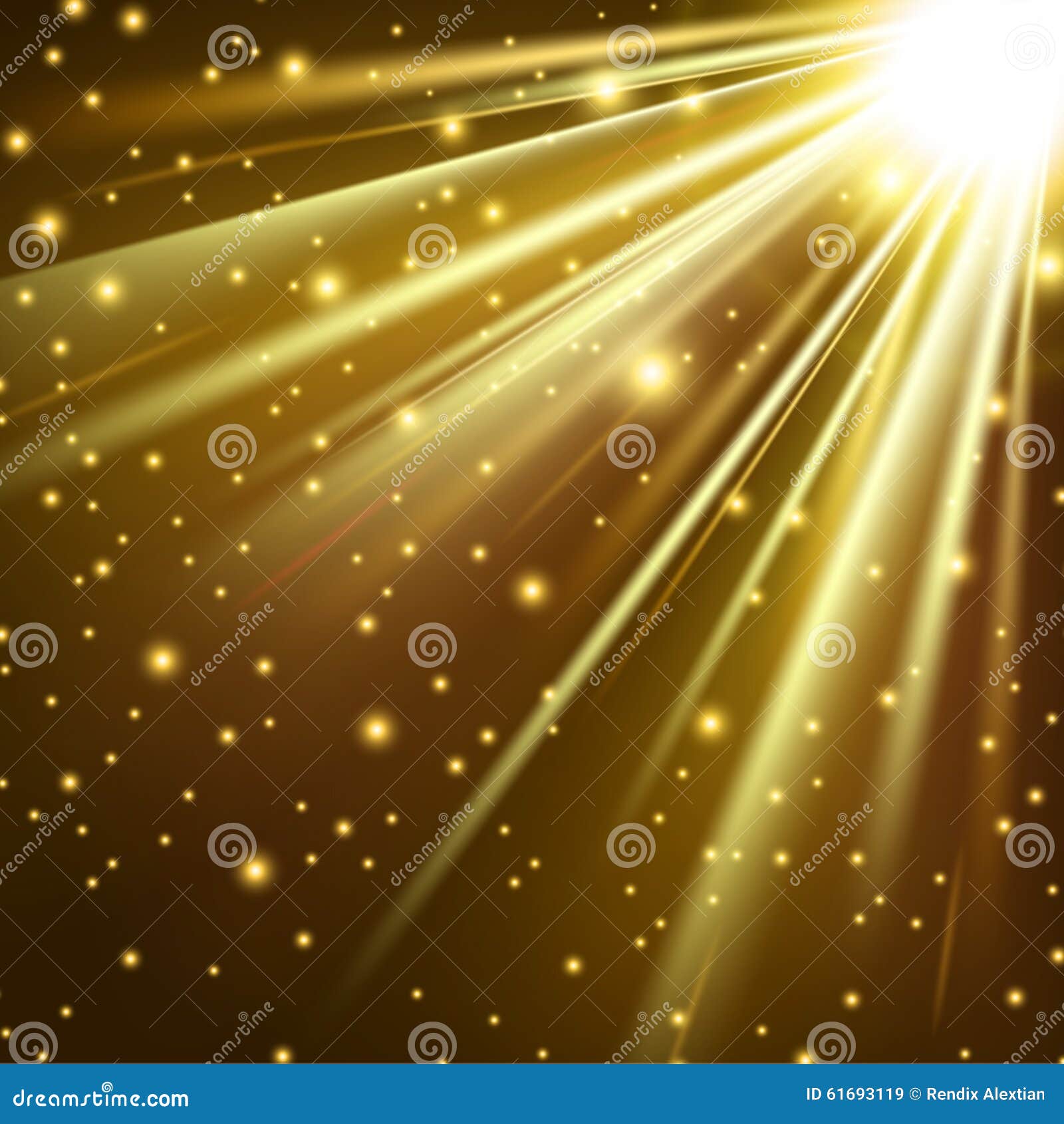 Abstract Golden Light Shiny Stock Vector - Illustration of holiday ...