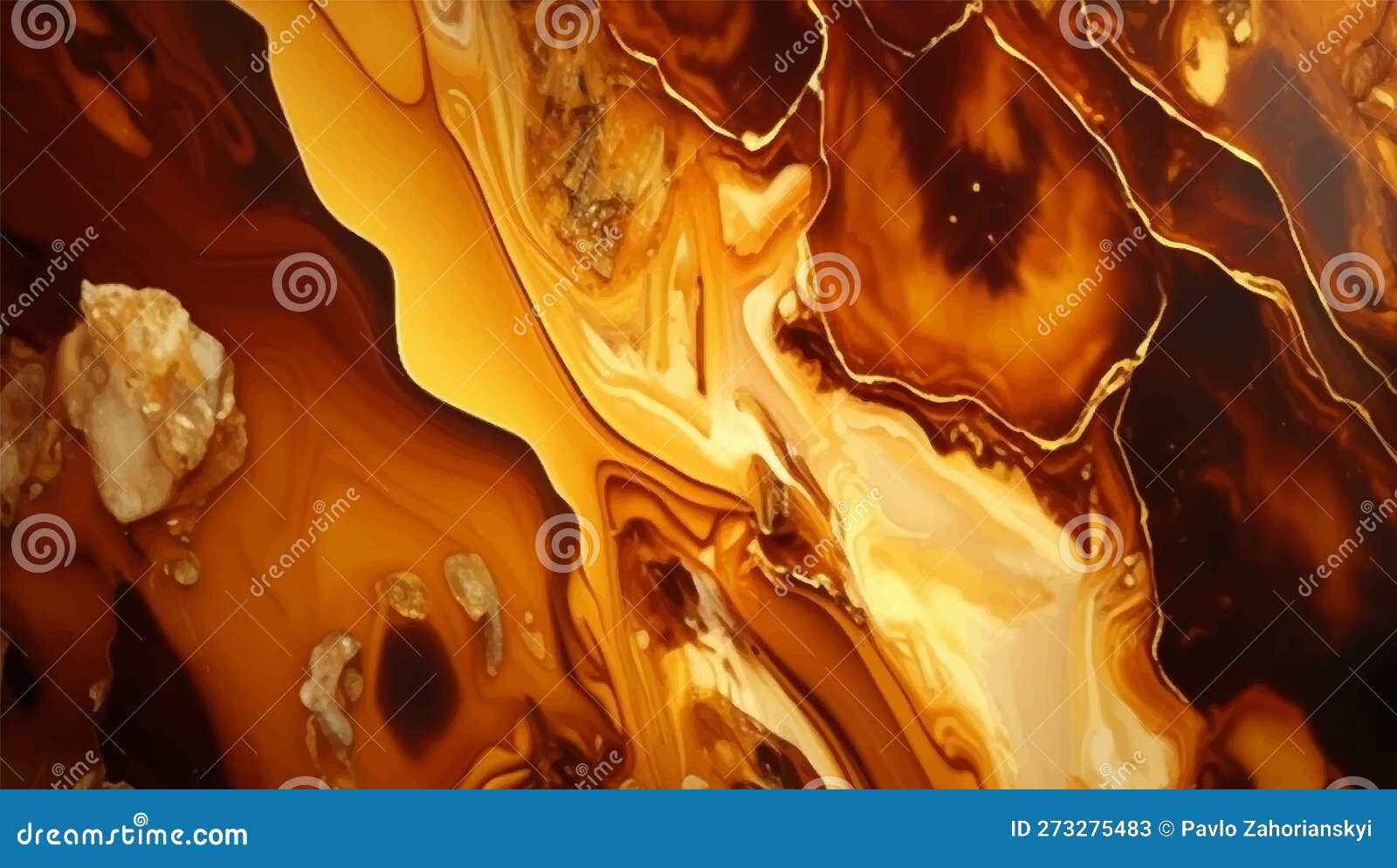 Abstract Golden Marble Background Texture. Vector Illustration Stock ...