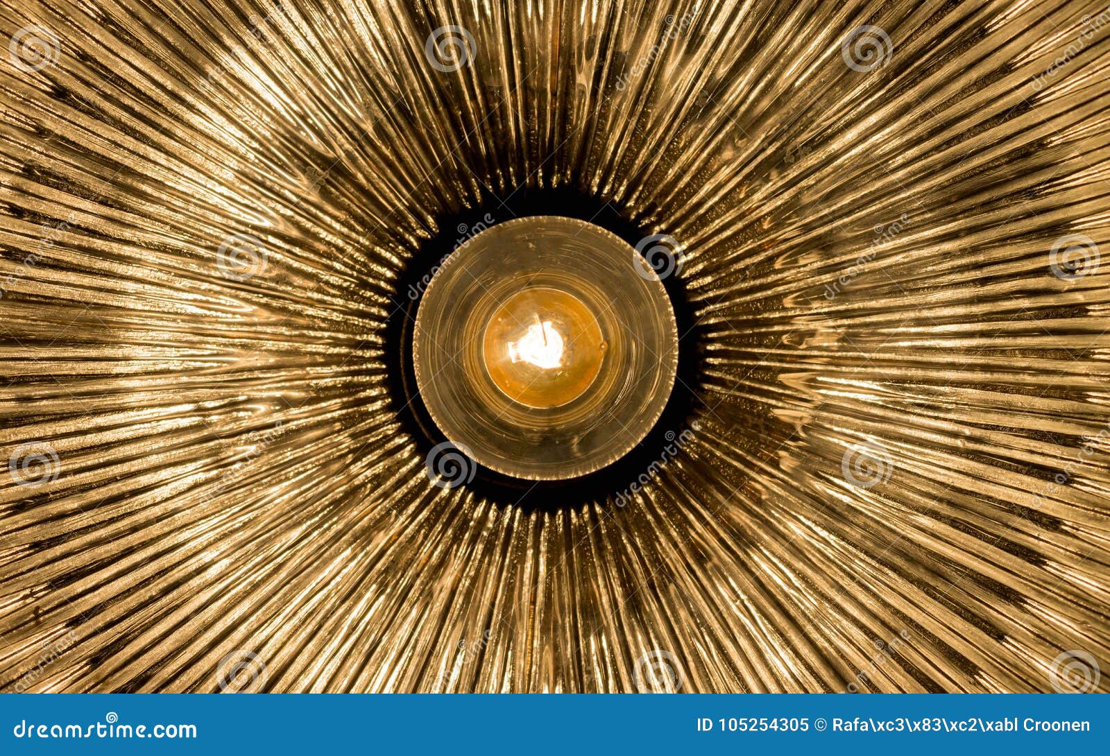 Abstract Golden Rays Emitting from the Center Stock Image - Image of ...