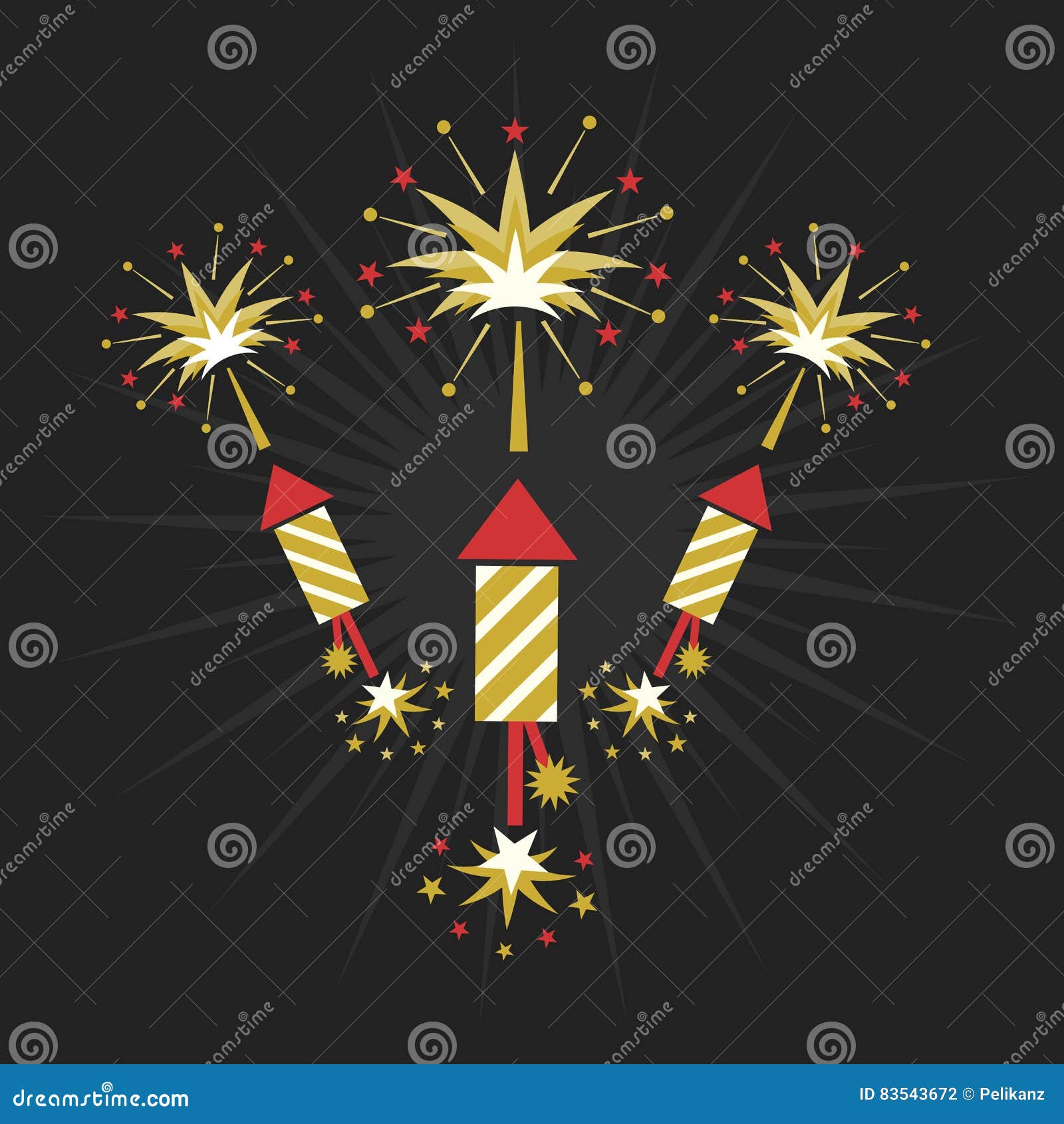 Rocket Firework Green Cartoon Character With Love Cute Emoticon ...