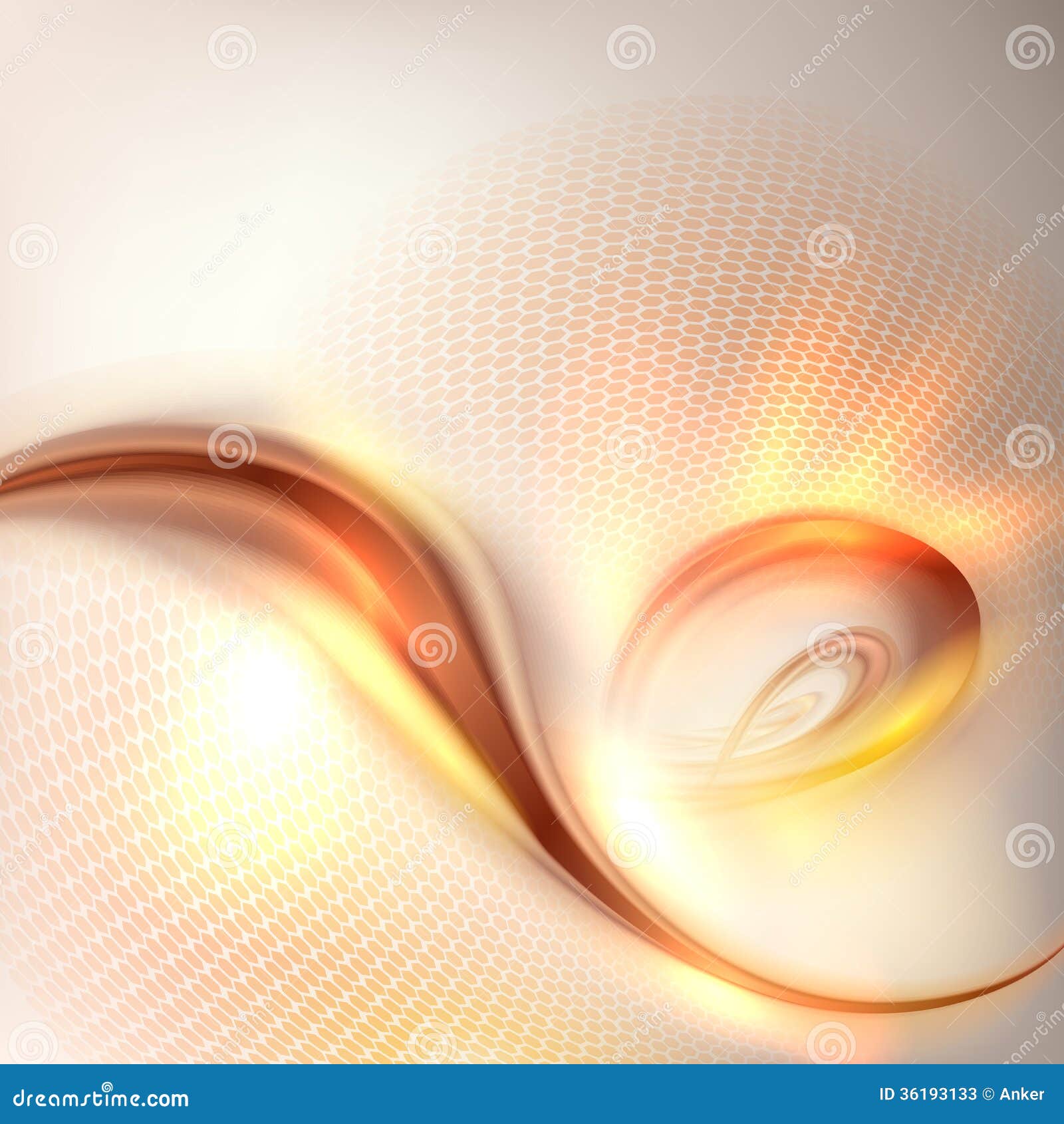 Abstract Golden Grunge Texture On Transparent Background. Golden Smudge ...