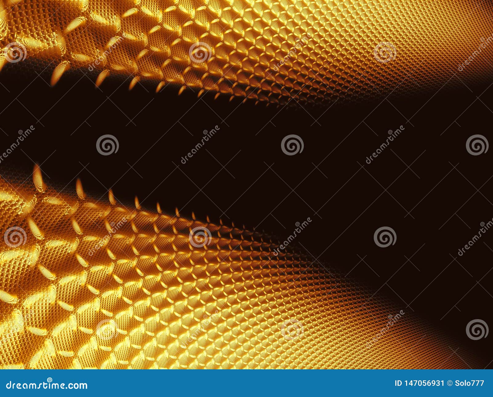 Abstract Golden Technology Background - Digitally Generated Image Stock ...