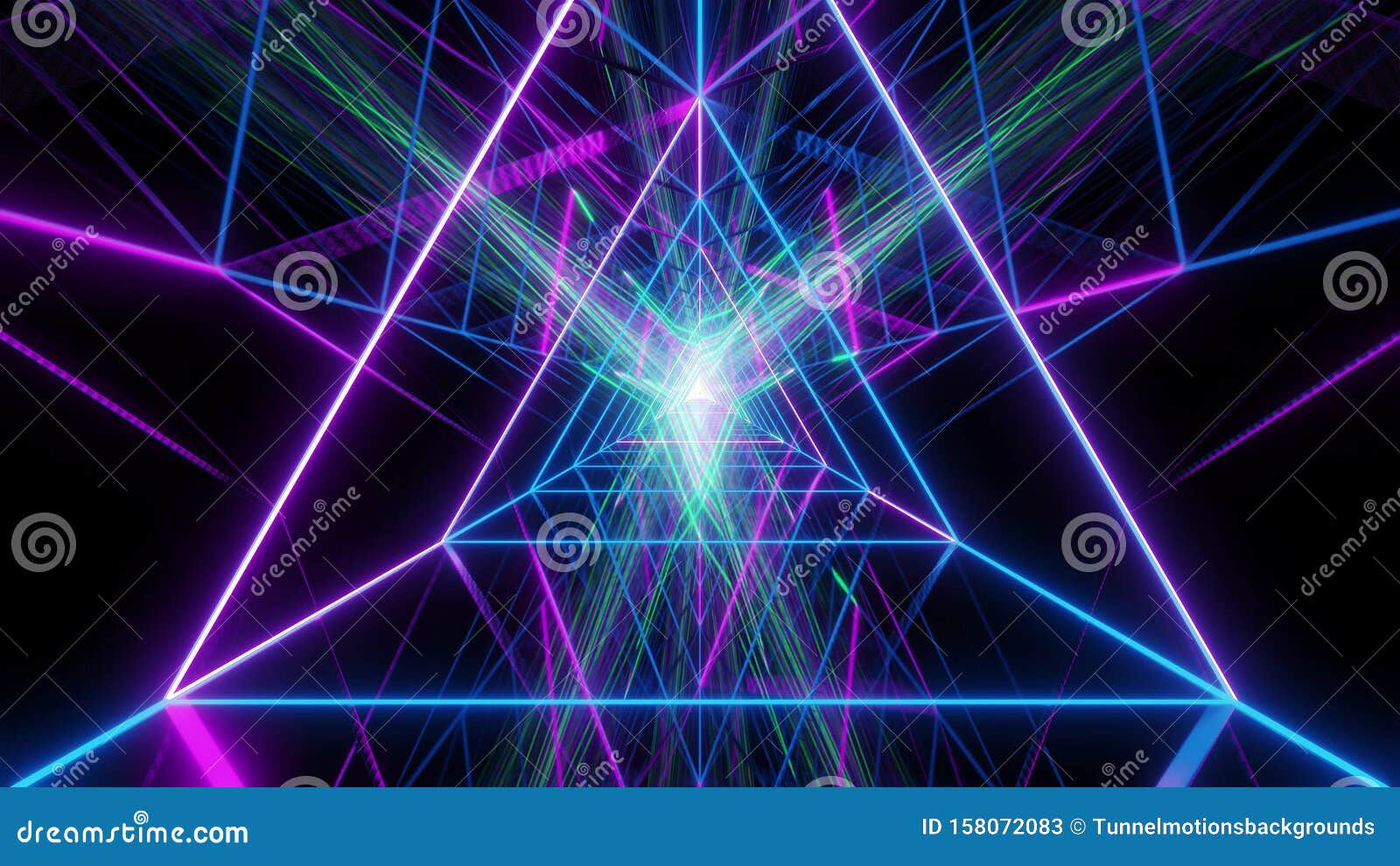 Abstract Golden Triangle Wireframe Design 3d Rendering Background ...