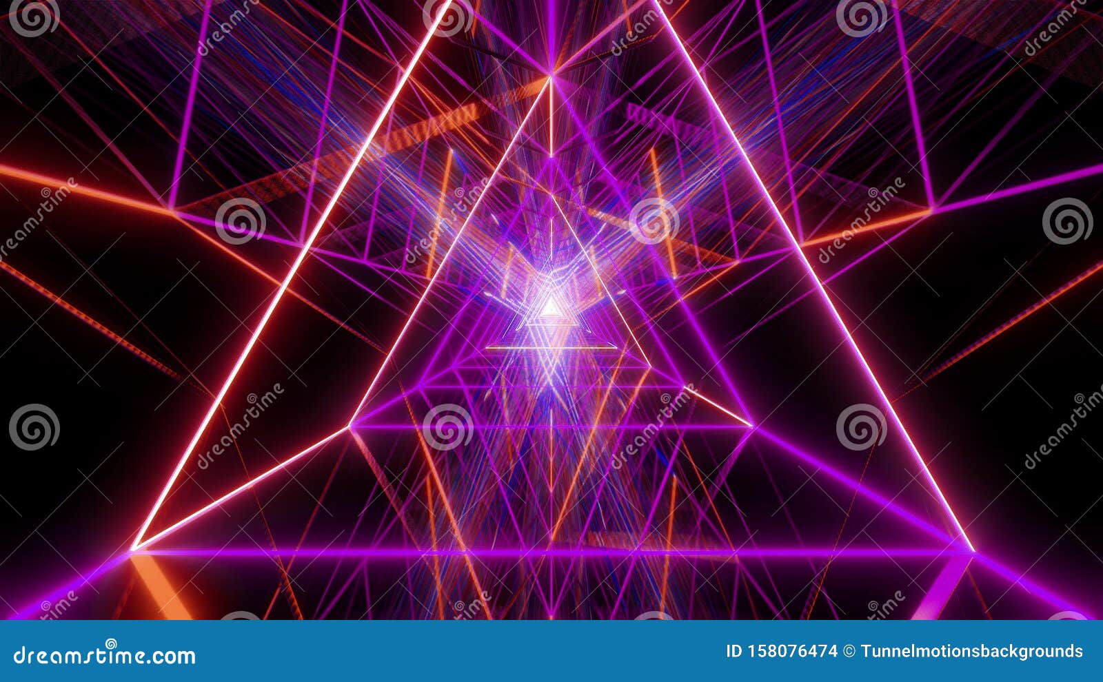 Abstract Golden Triangle Wireframe Design 3d Rendering Background ...