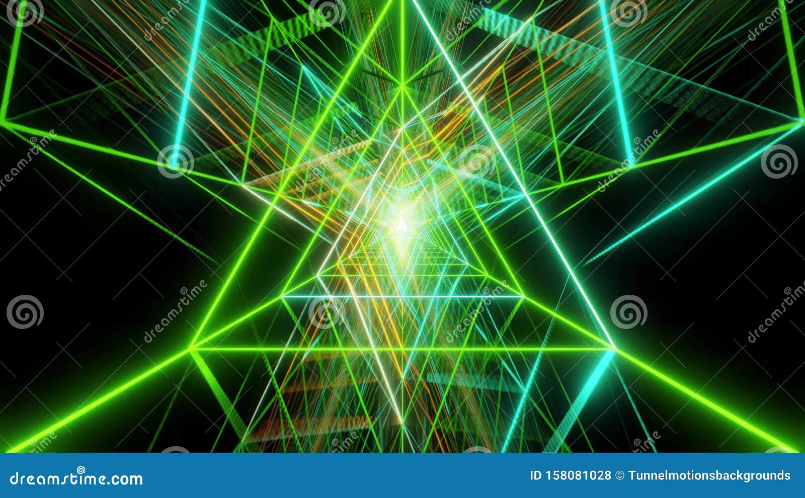 Abstract Golden Triangle Wireframe Design 3d Rendering Background ...