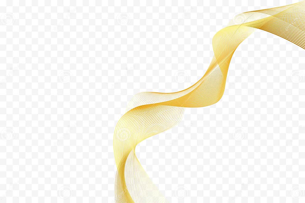 Abstract Golden Wave Lines Vector Illustration Background Stock Vector ...