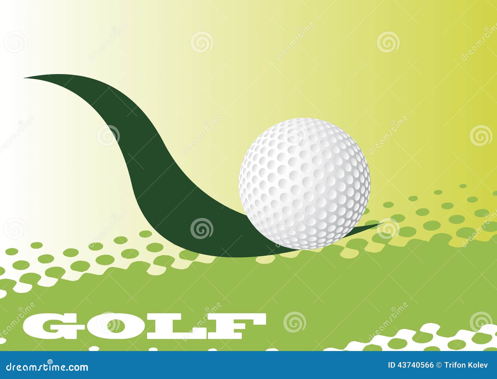 Abstract golf banner stock vector. Illustration of flag - 43740566