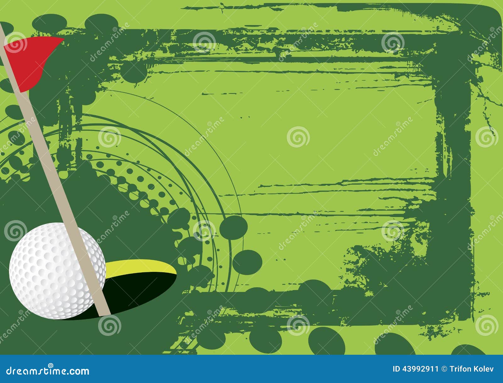 Abstract golf banner stock vector. Illustration of athletic - 43992911