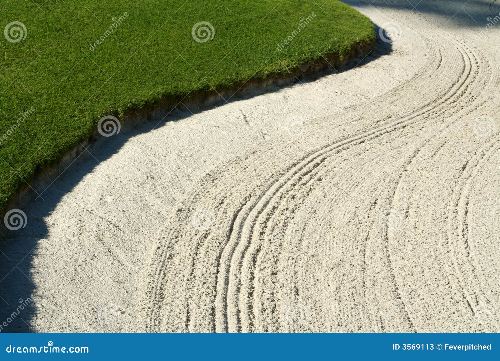 Abstract of Golf Bunker stock image. Image of golf, simplicity - 3569113