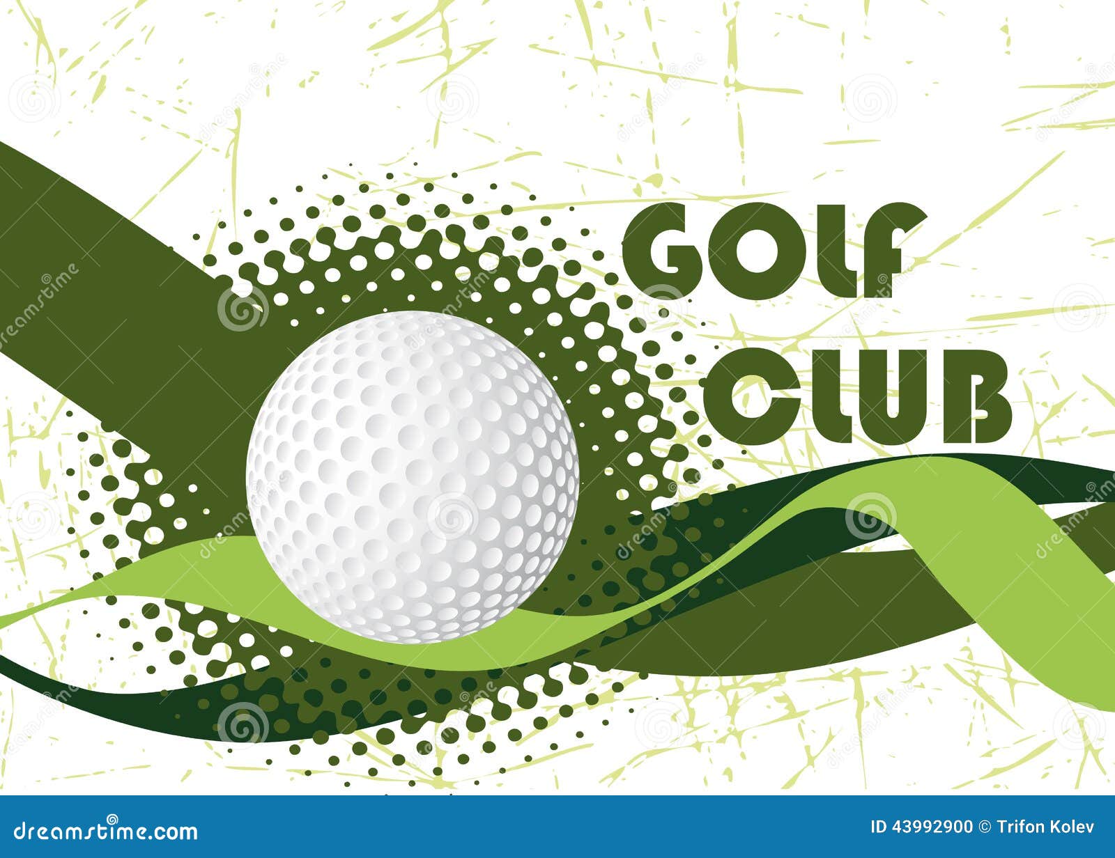 Abstract golf club banner stock vector. Illustration of grass - 43992900