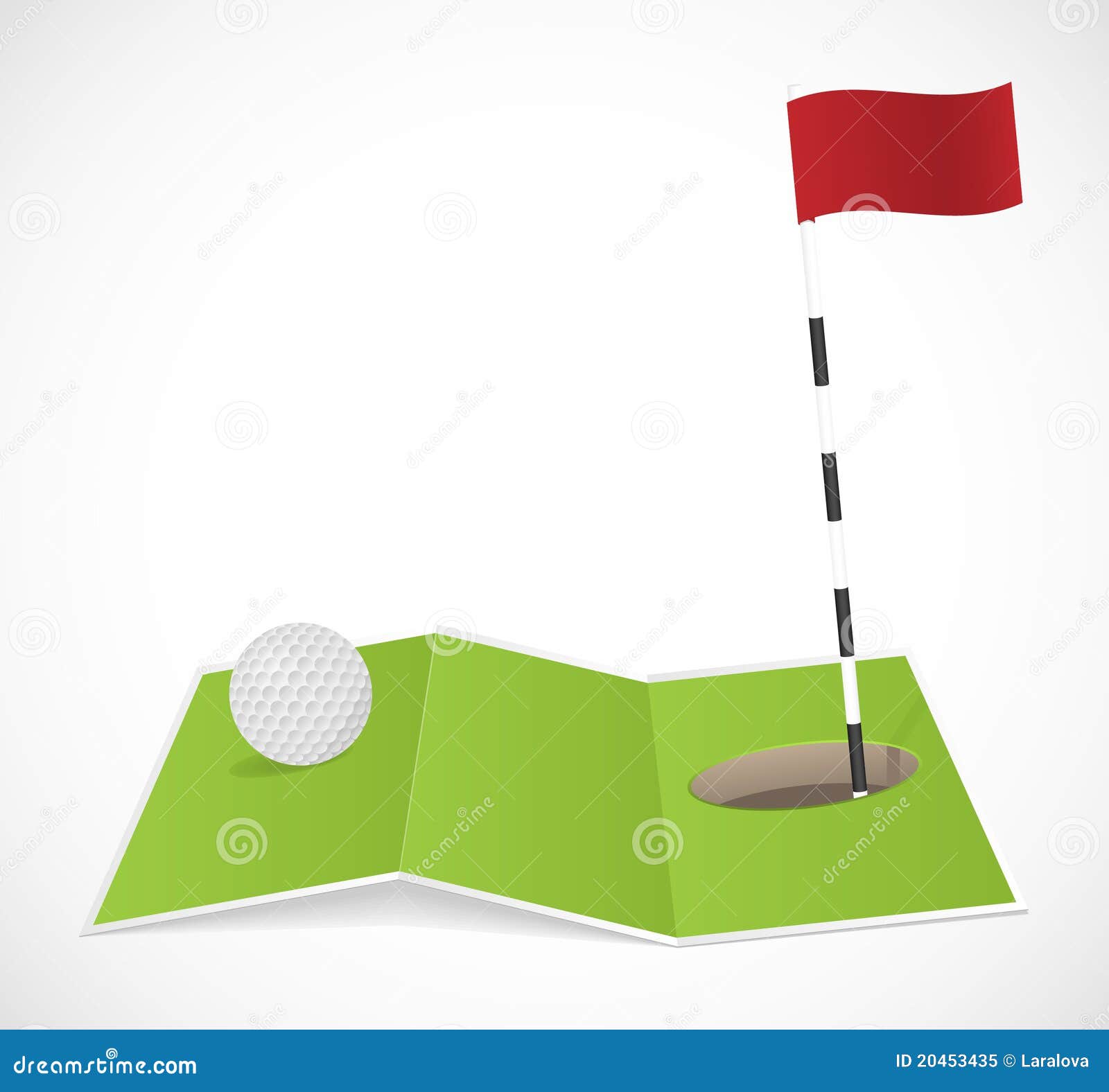 Abstract golf icon stock vector. Illustration of paper - 20453435