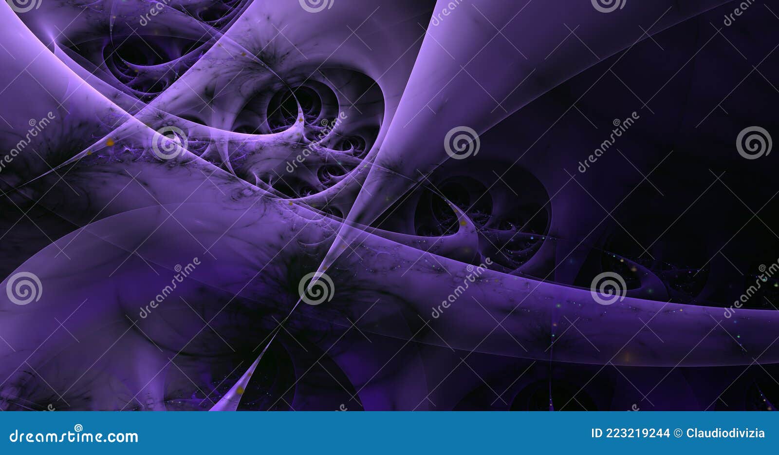 Abstract Goth Fractal Background Stock Illustration - Illustration of ...