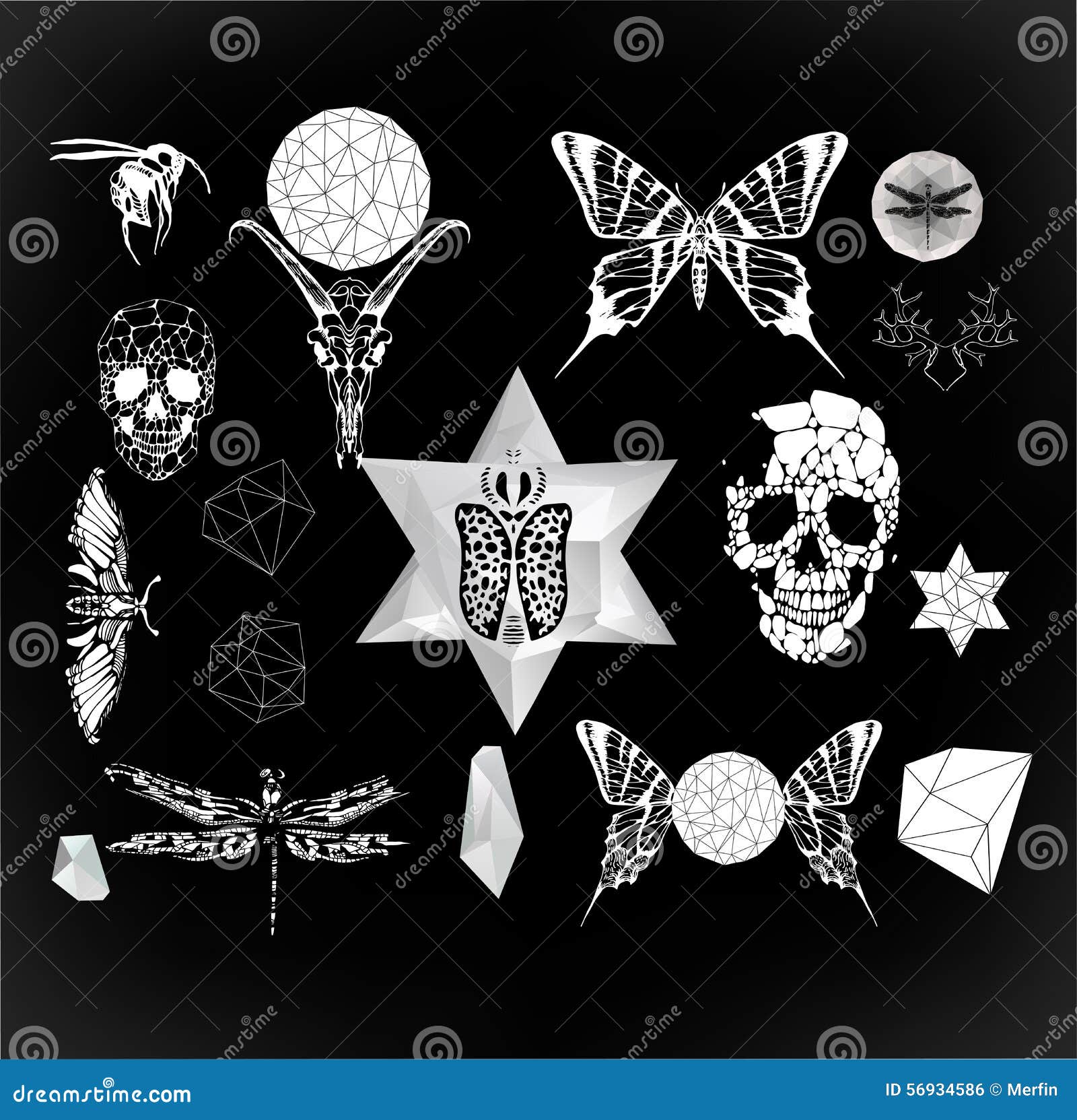 Abstract gothic stock vector. Illustration of dark, geometry - 56934586