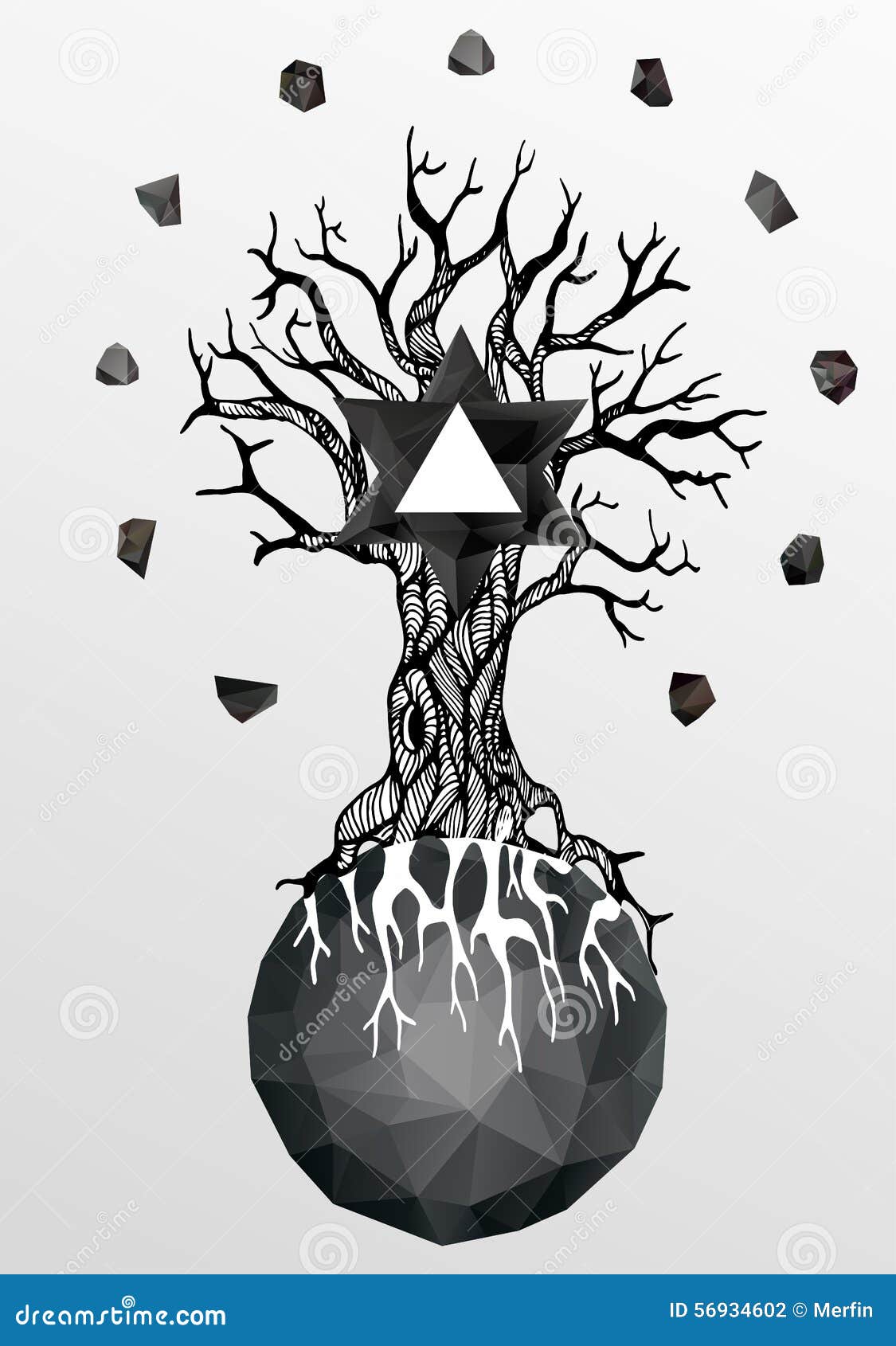 Gothic Tree Tattoo