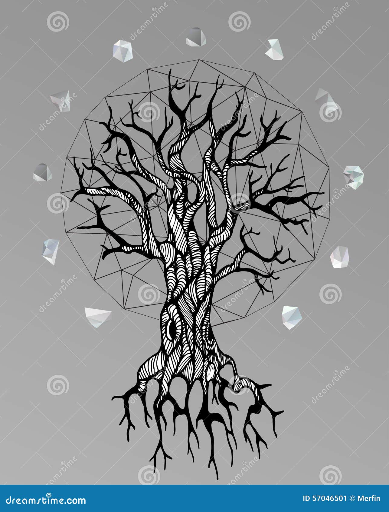 Abstract Gothic Cathedral Painting With Vibrant Colors And Leadlight ...