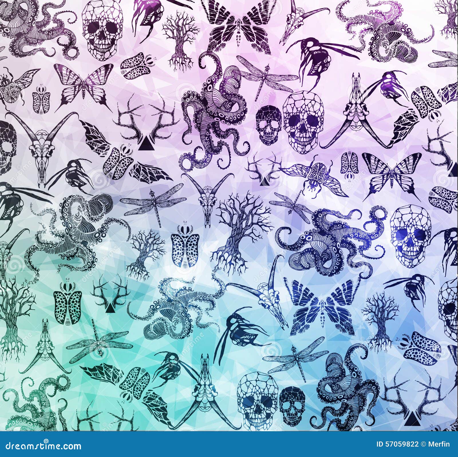 Abstract gothic stock vector. Illustration of fashion - 57059822