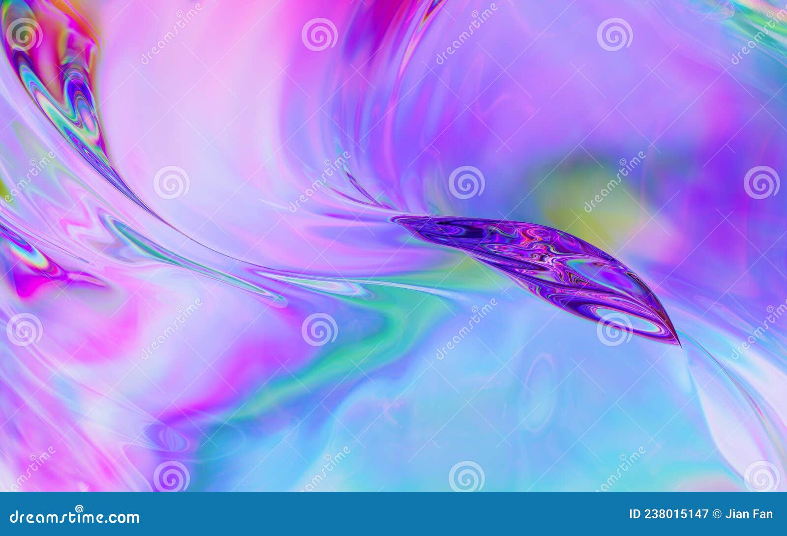 Abstract Gradation of Glass, 3d Rendering Stock Illustration ...