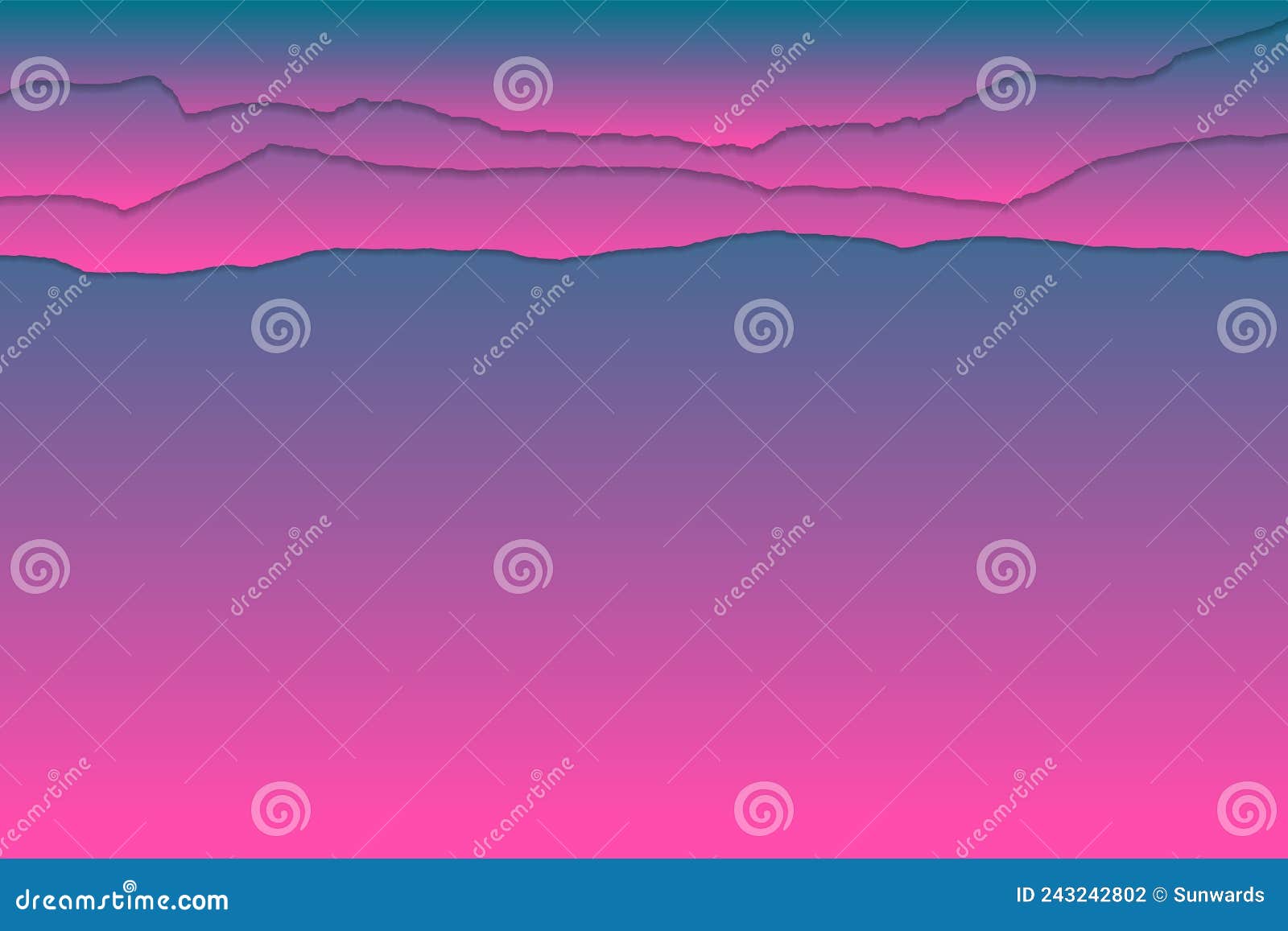 Abstract Gradeint Vector Background with Paper Torn Edges Border. Stock ...