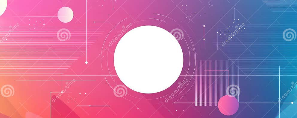 Abstract Gradient Background with Geometric Shapes and Vibrant Colors ...